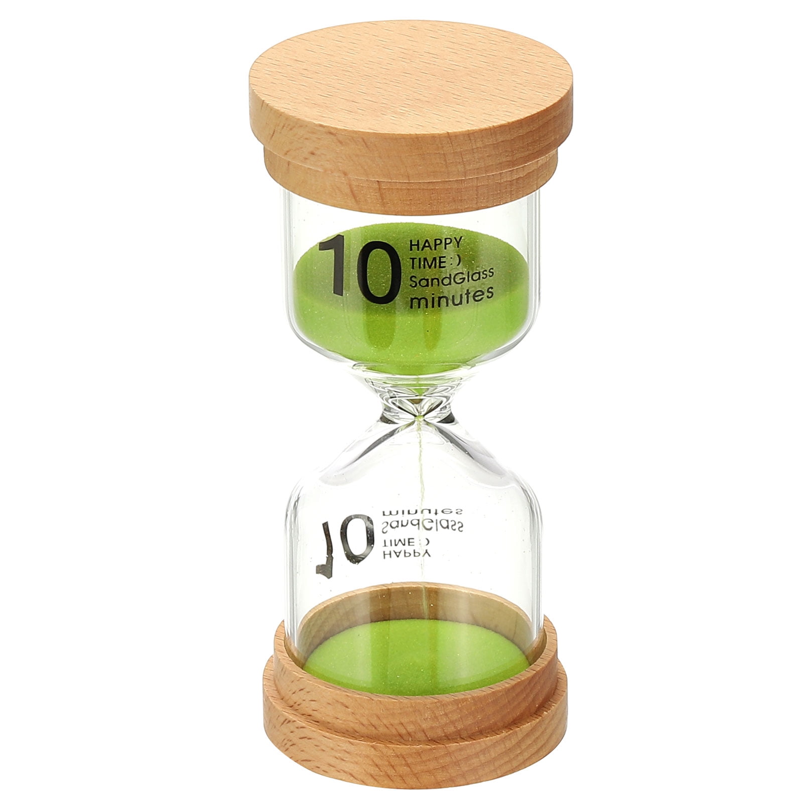 Uxcell 10 Minute Sand Timer, Wooden Sand Watch Glass Sand Clock for ...