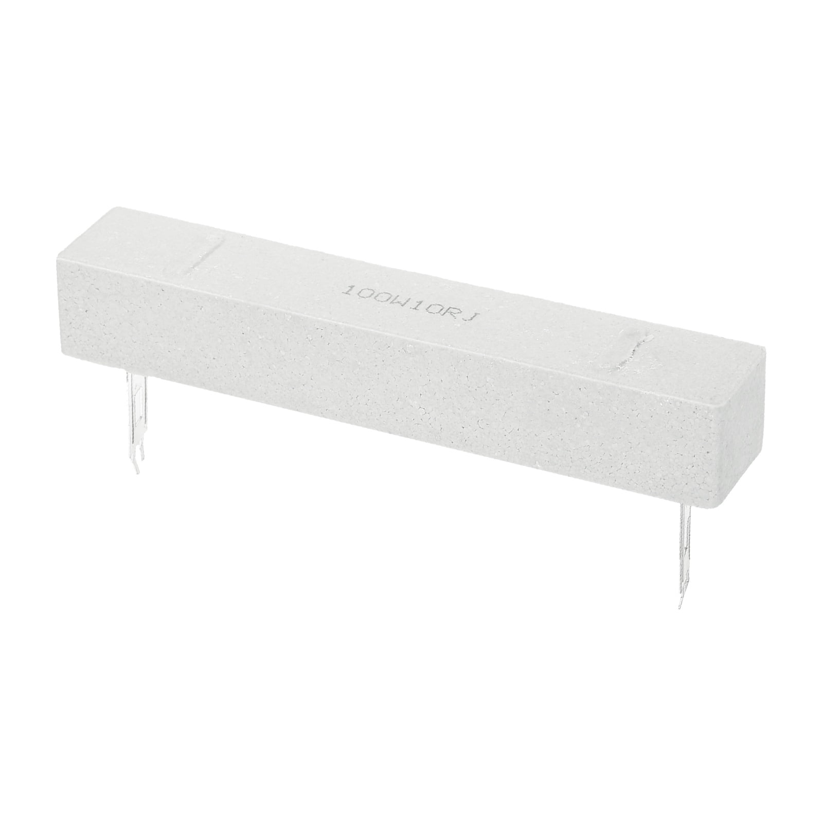 Uxcell 10 Ohm Ceramic Cement Resistor, 100W Power Wirewound Horizontal ...