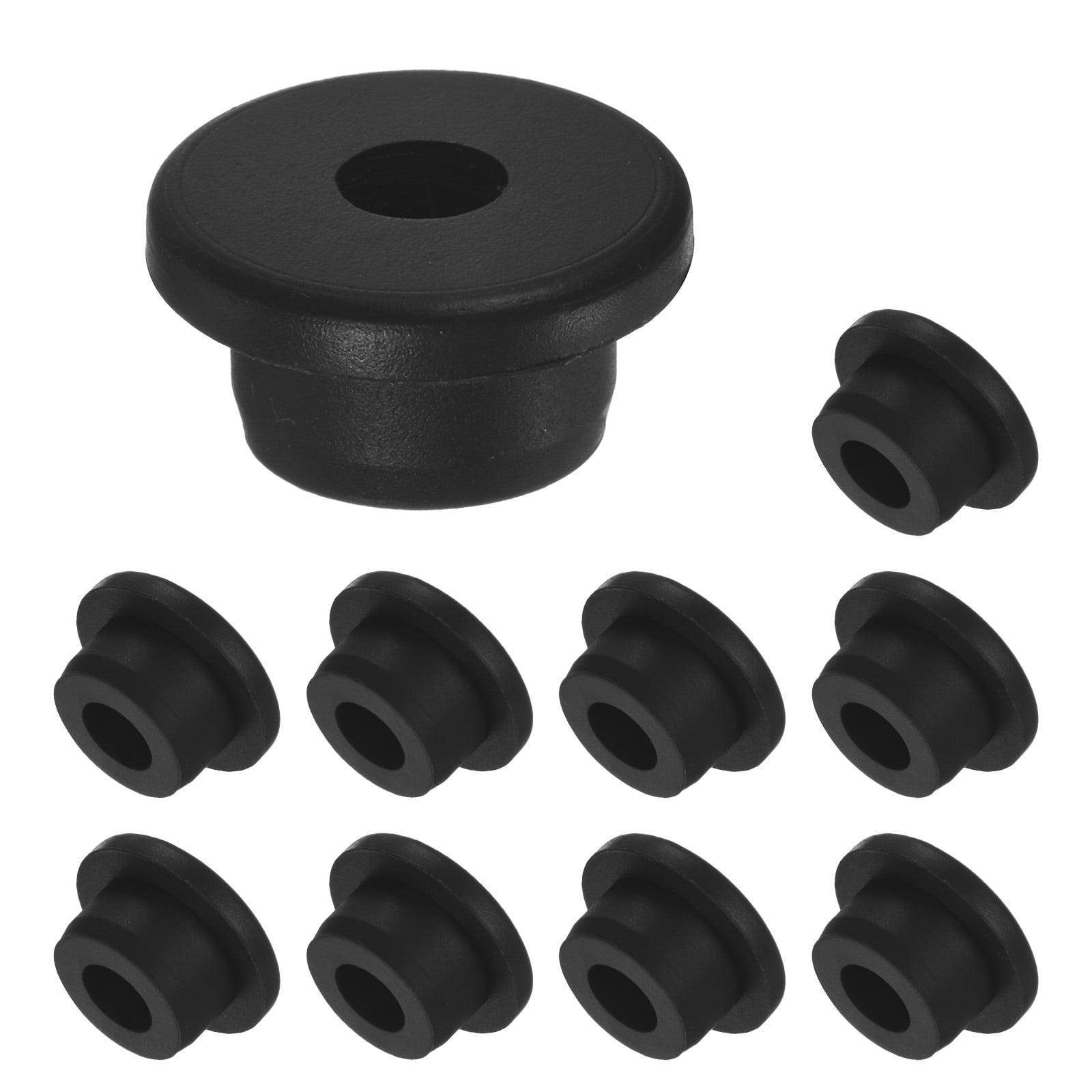 Uxcell 10-Pack 0.79 Inch Drill Hole, 3/8 Inch ID Silicone Rubber ...
