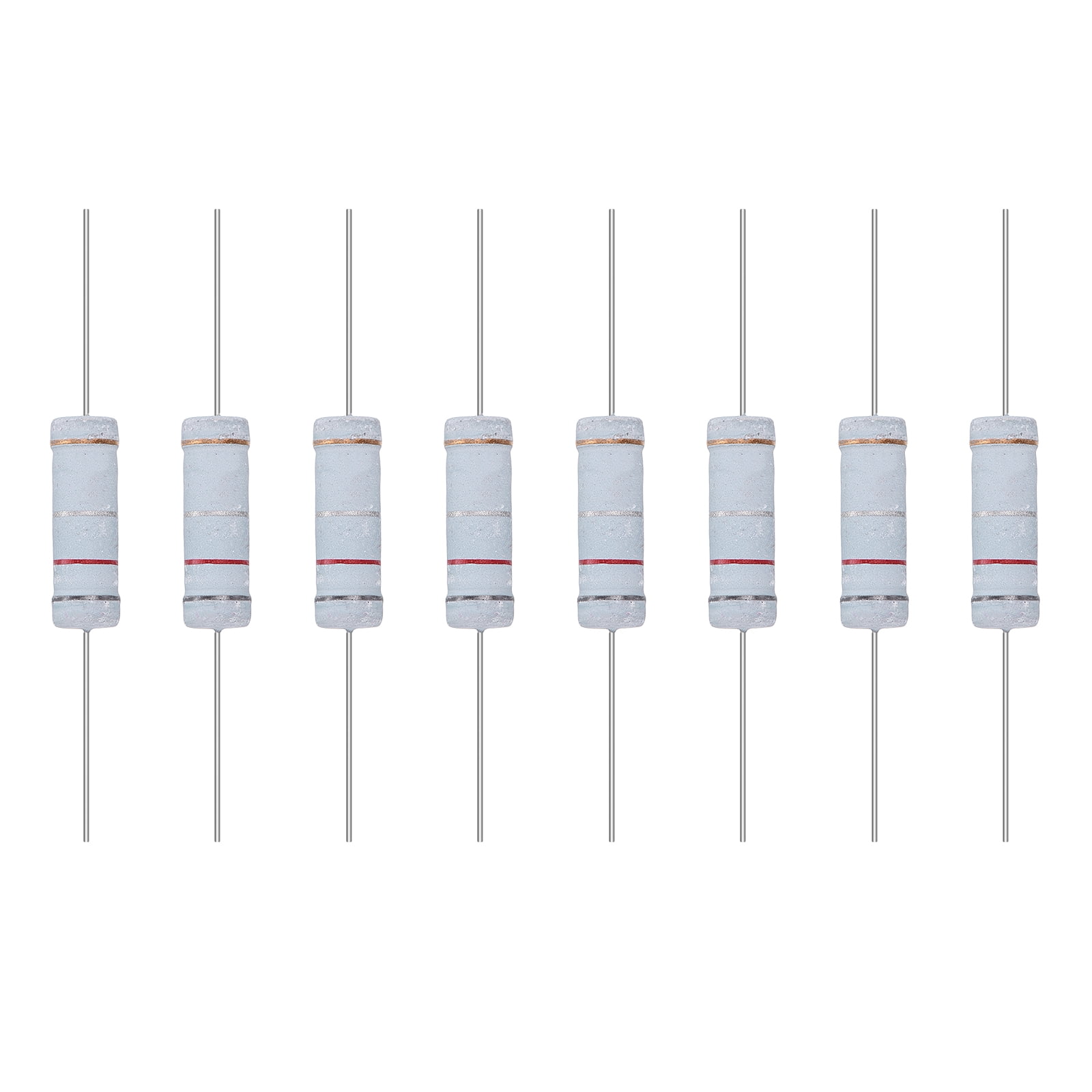 Uxcell 10 Pack 0.82R Ohm Resistor, 5 Watts 5% Tolerance Metal Oxide ...