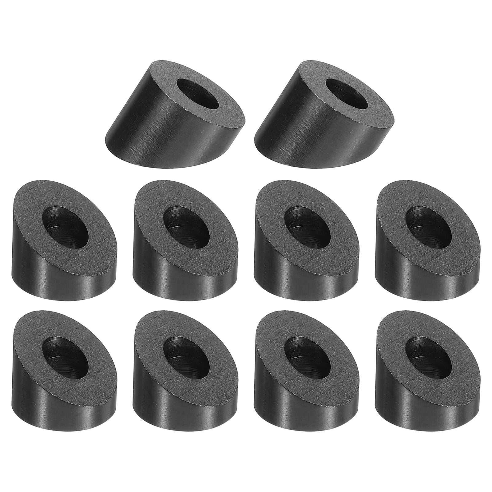 Uxcell 10 Pack 1/4 Inch 30 Degree Angle Beveled Washer, Black - Walmart.com