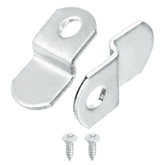 Uxcell 10 Pack 1/8" Offset Canvas Clips, Picture Framing Mirror Clip ...