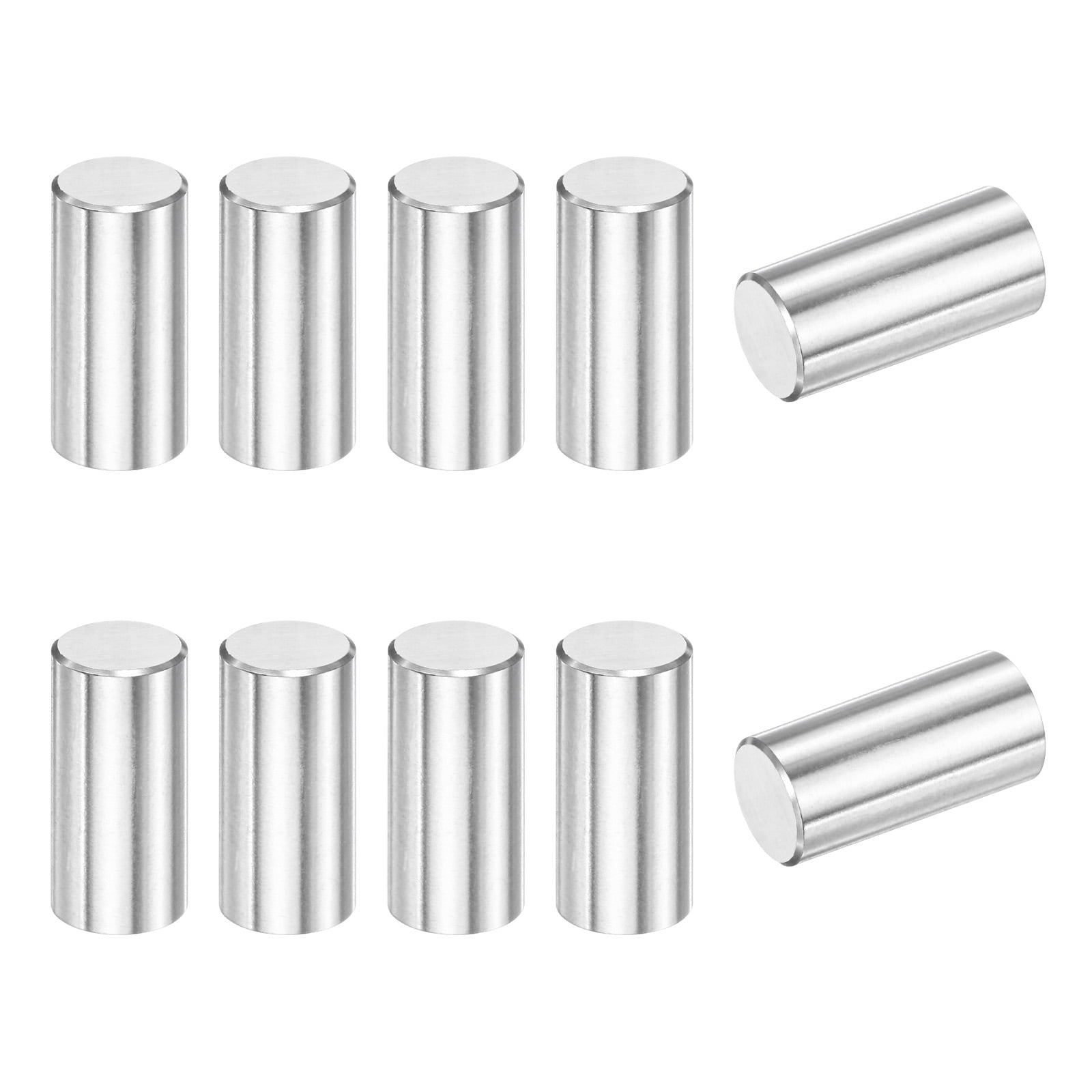 Uxcell 10-Pack 10 x 22 mm Dowel Pin, 316 stainless steel Support Pin ...