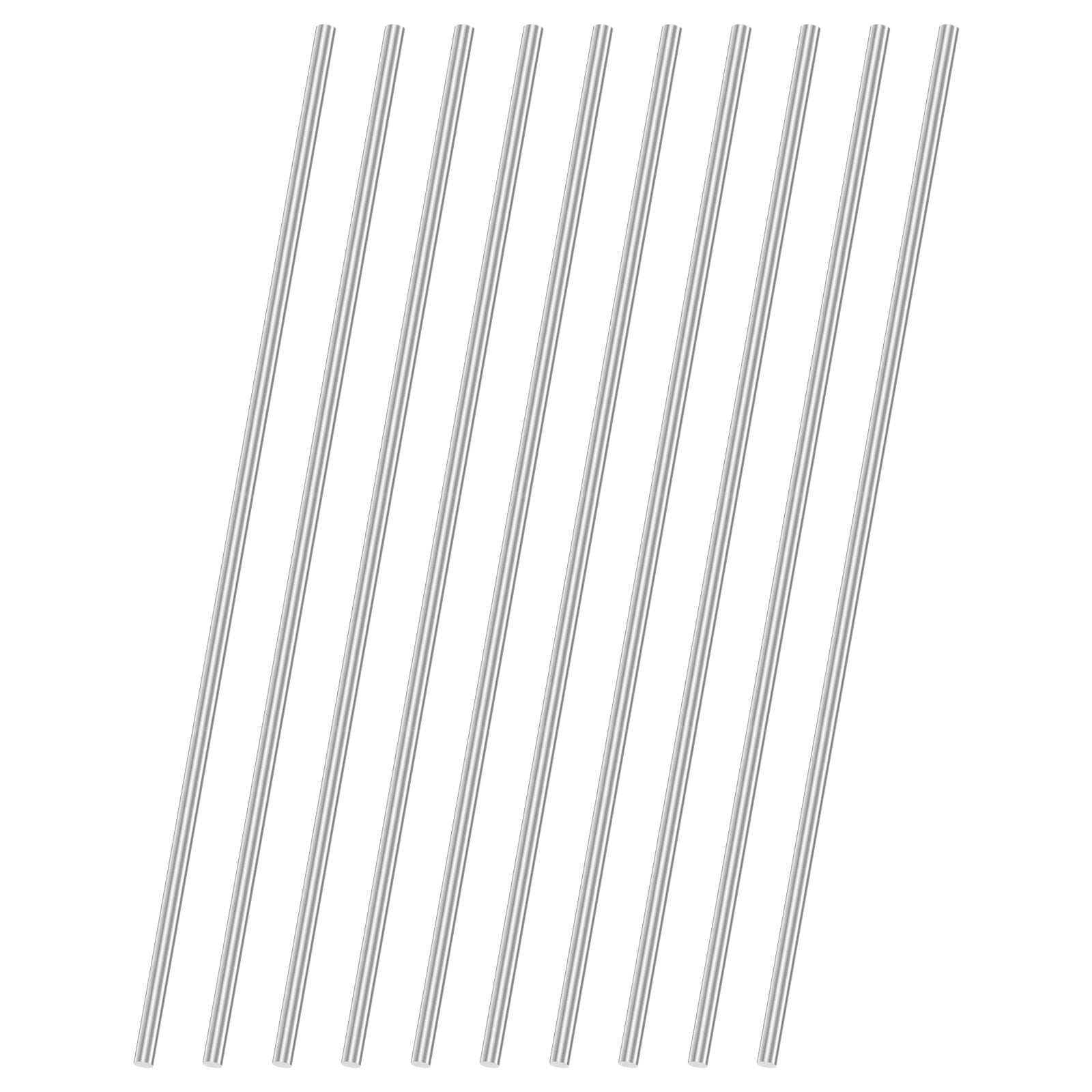 Uxcell 10-Pack 304 Stainless Steel Solid Round Rod, 3.5x200mm Metal ...