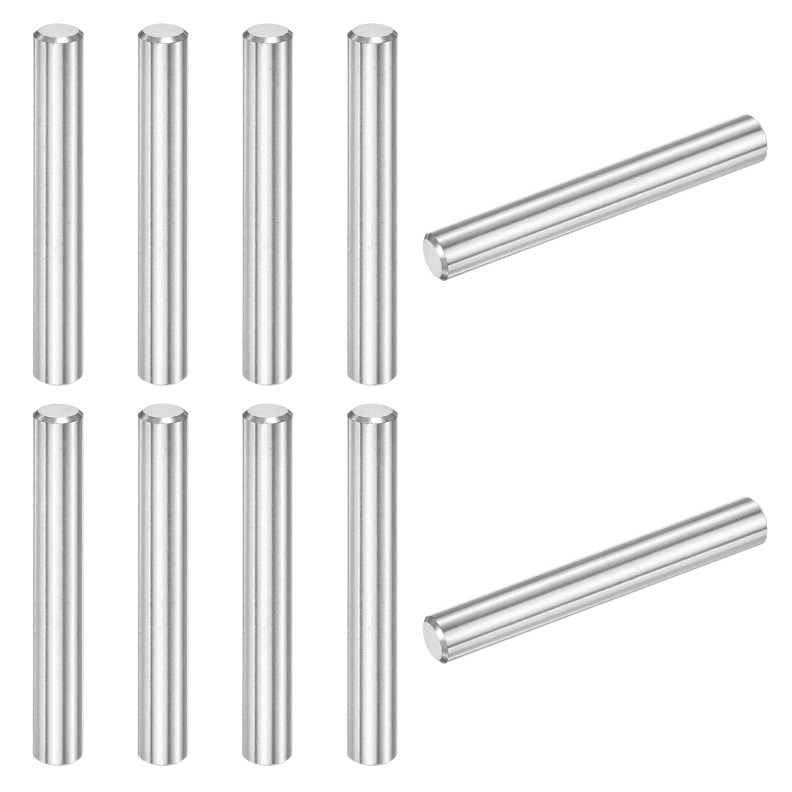 Uxcell 10-Pack 6 x 45 mm Dowel Pin, 316 stainless steel Support Pin ...