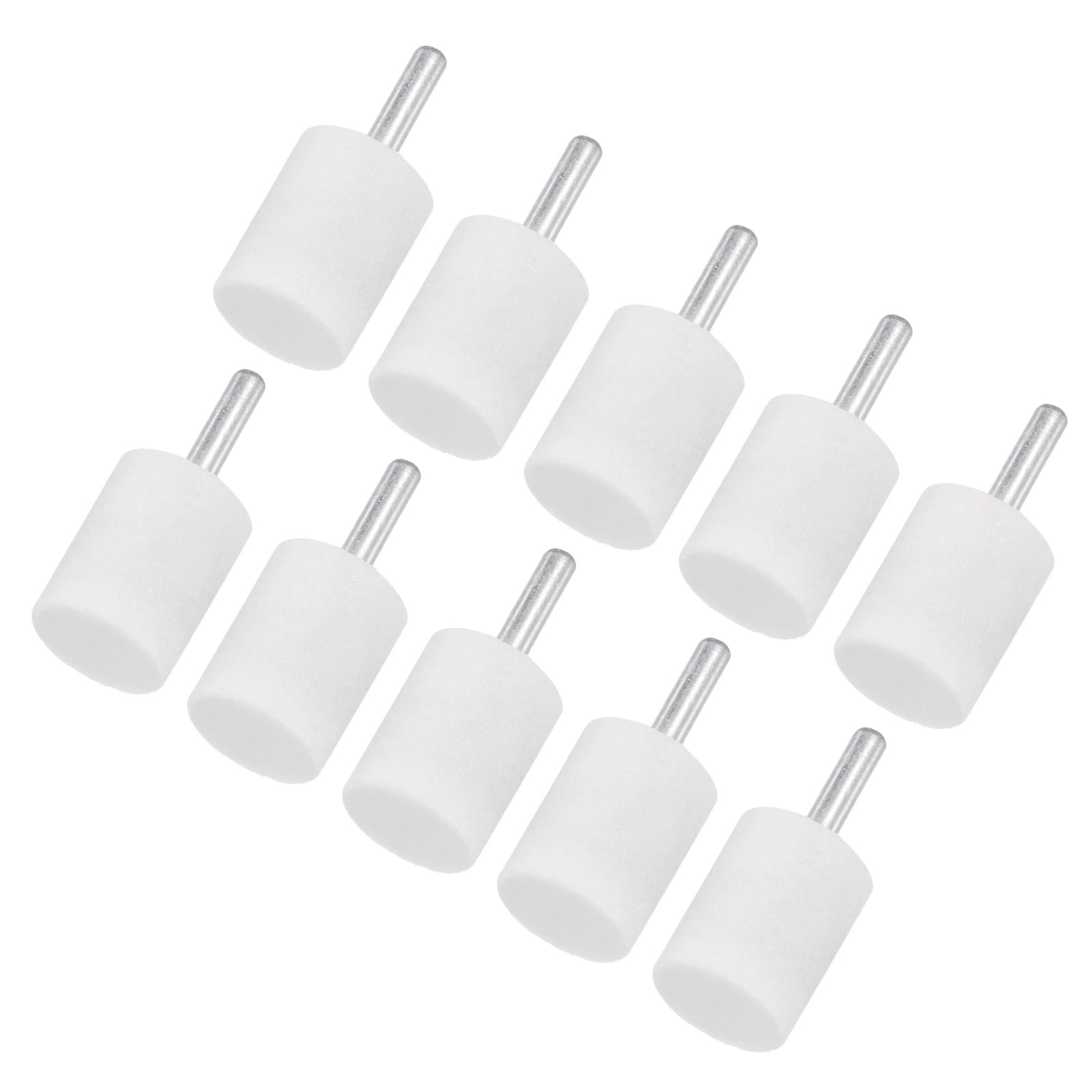 Uxcell 10-Pack Abrasive Mounted Stone Grinding Bits, 1/4 IN(6mm) Shank ...