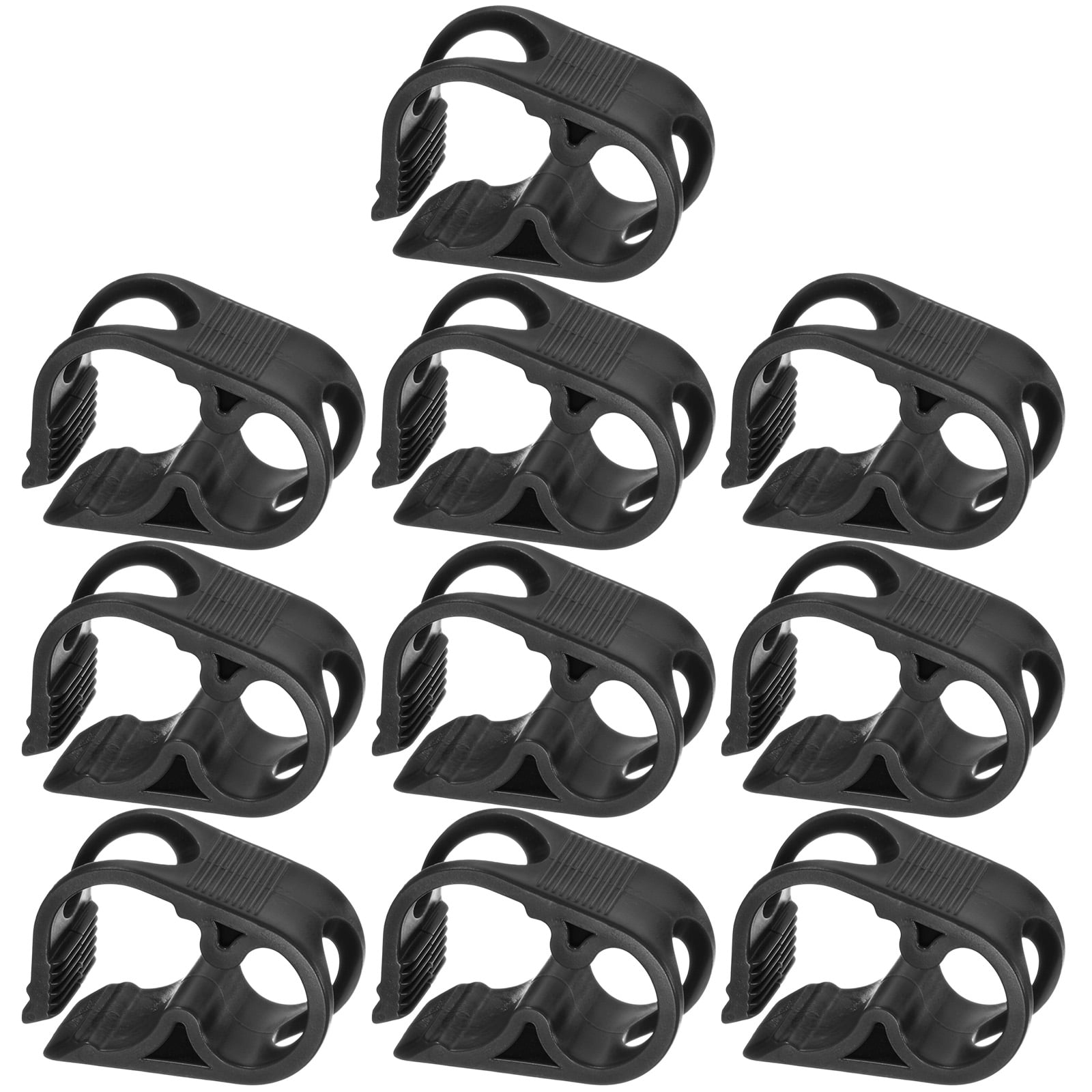 Uxcell 10-Pack Adjustable Plastic Tubing Clamps 1/4-1/2 Inch Water Flow ...