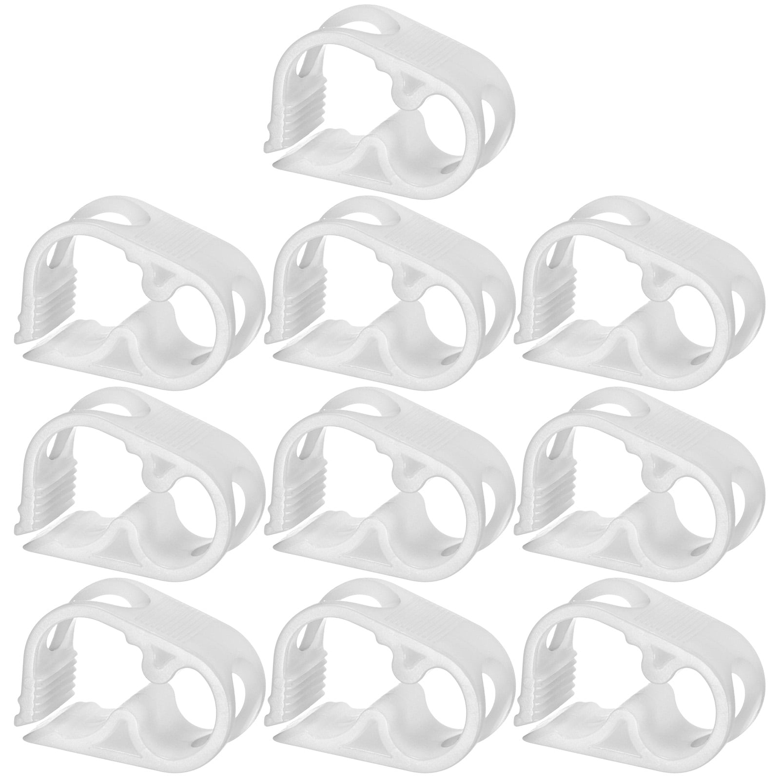 Uxcell 10-Pack Adjustable Plastic Tubing Clamps 1/4-1/2 Inch Water Flow ...