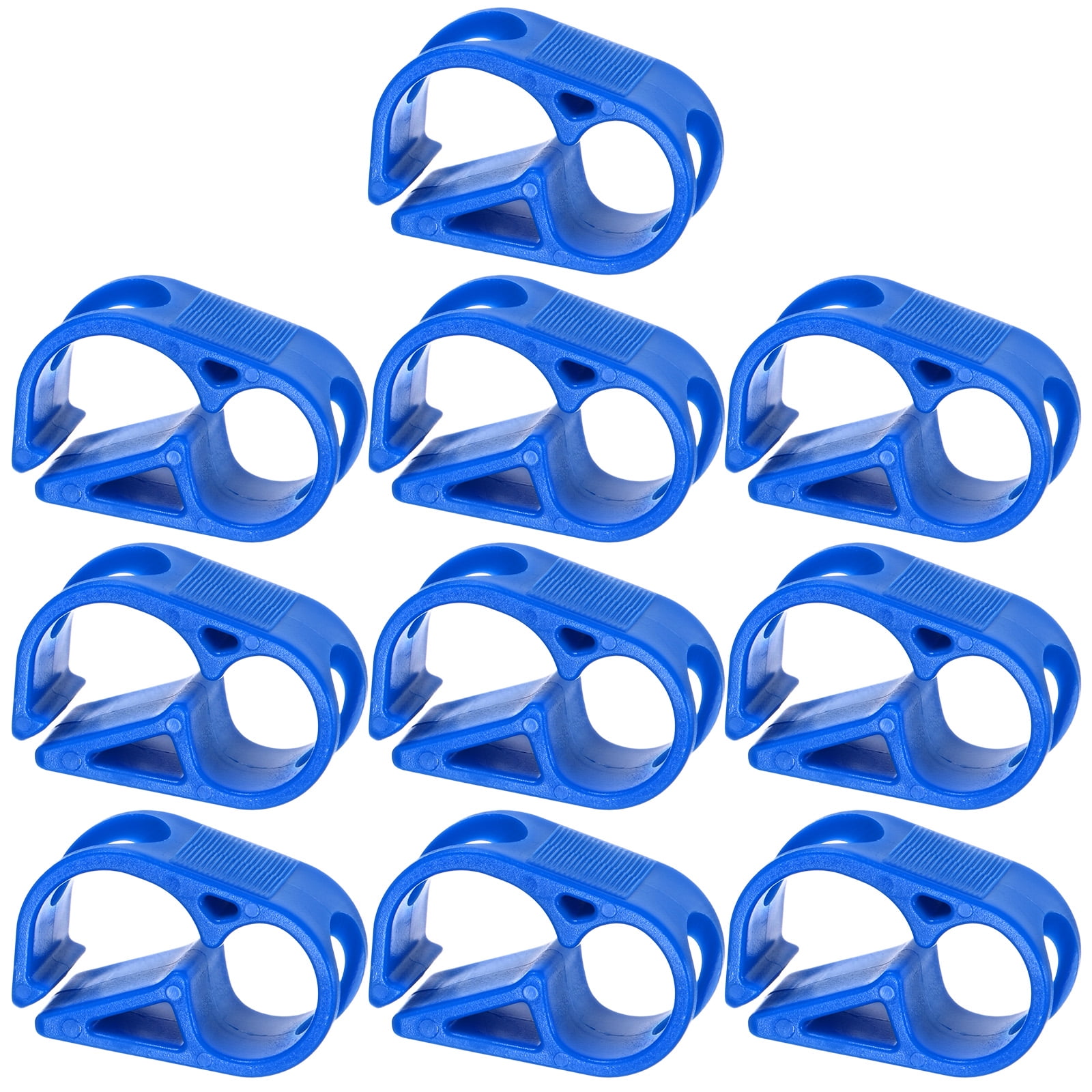 Uxcell 10-Pack Adjustable Plastic Tubing Clamps 1/4-5/16 Inch Water ...
