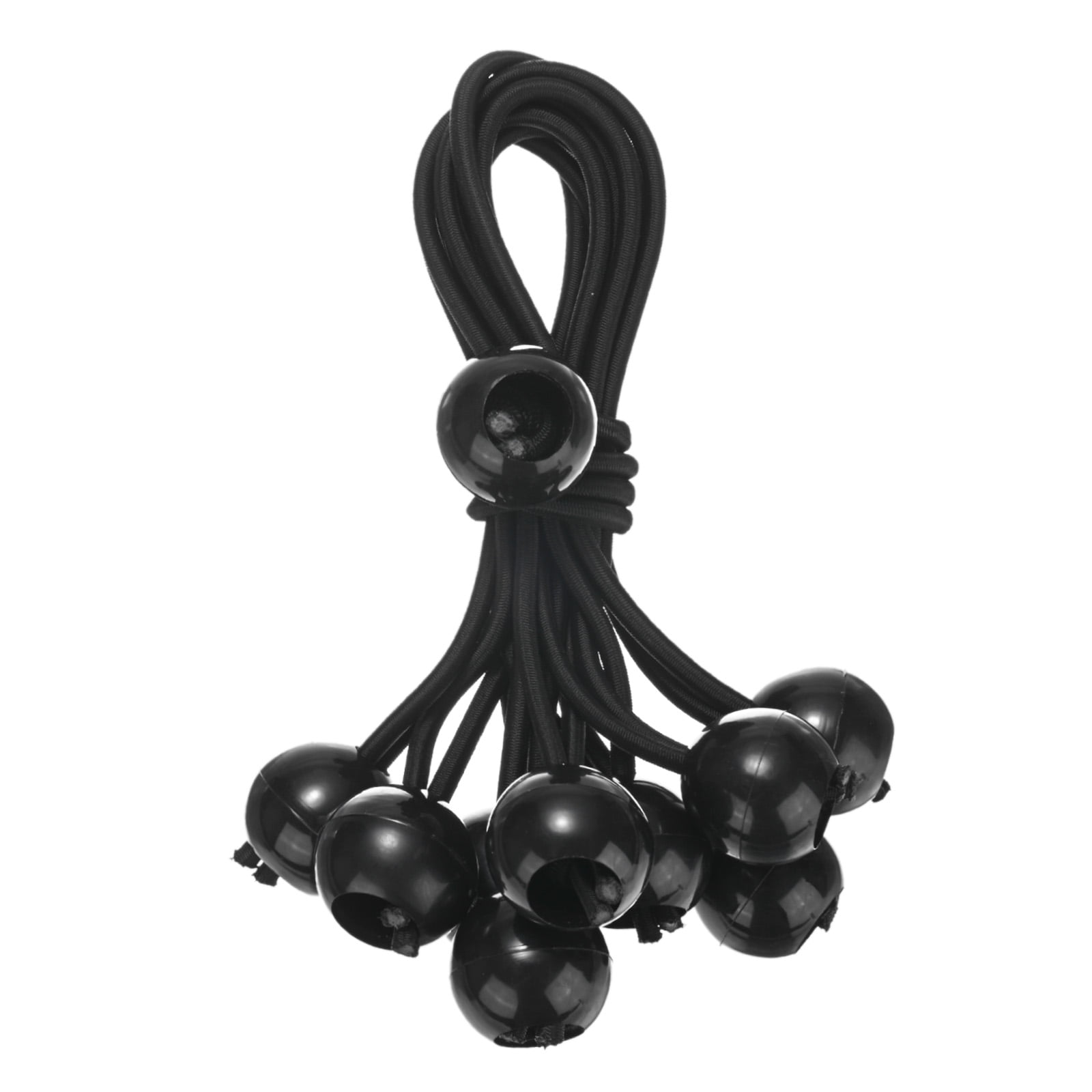 Uxcell 10-Pack Ball Bungee Cords, 6 Inch High Elastic Canopy Tarp Tie ...