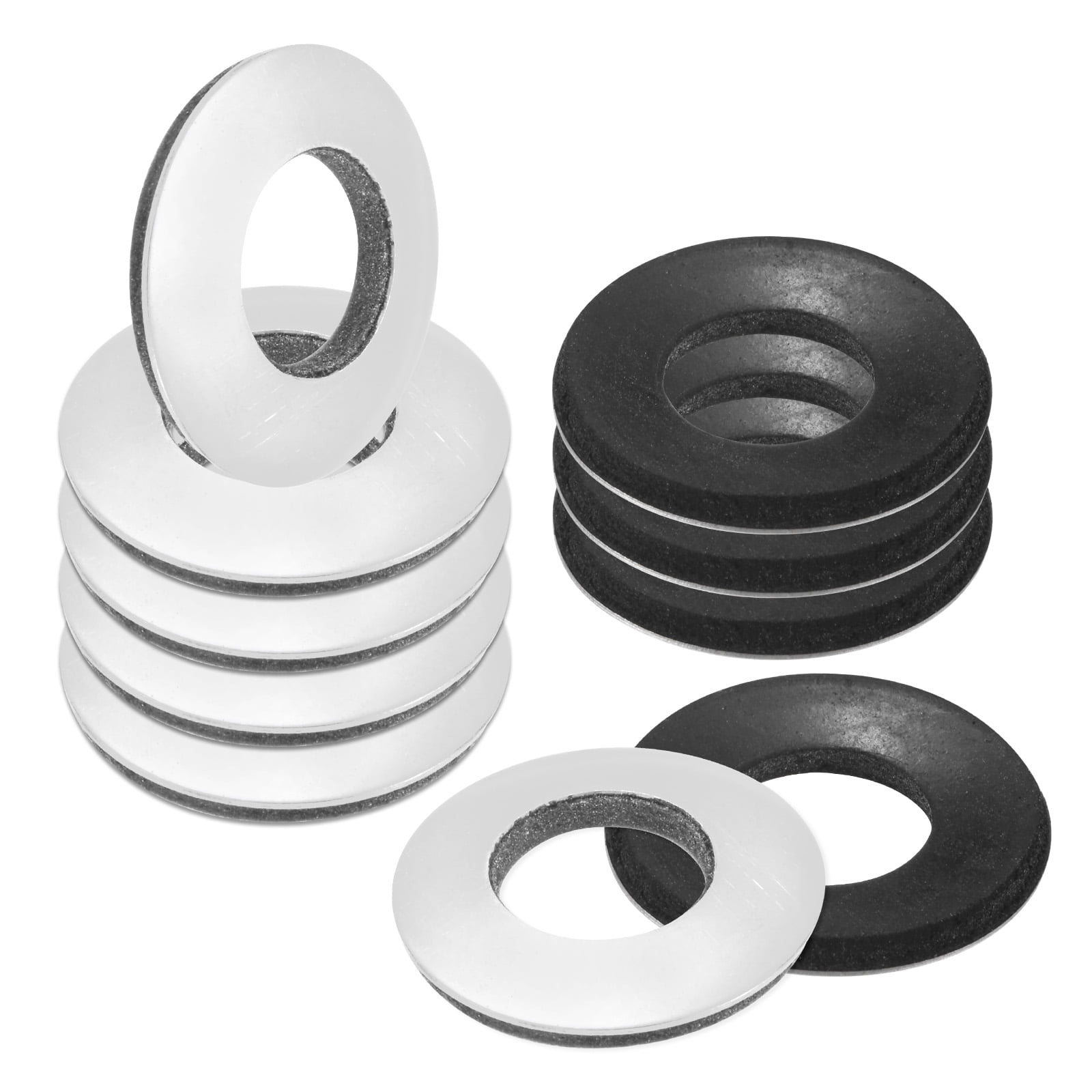 Uxcell 10-Pack Bonded Sealing Rubber Washers, 1/2"x1" OD Neoprene ...
