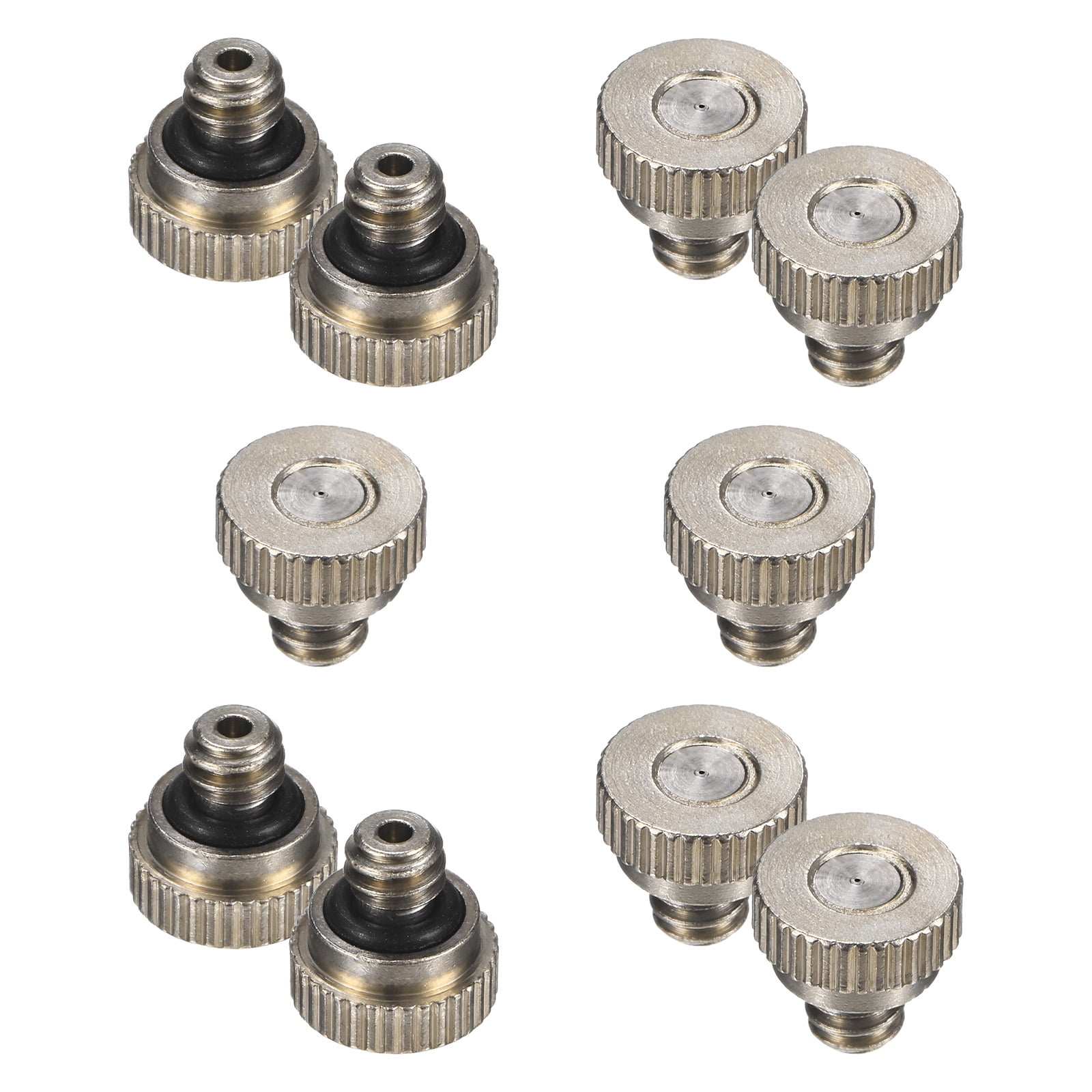 Uxcell 10-Pack Brass Misting Nozzle, 0.012"/0.3mm Orifice 10/24 UNC O ...