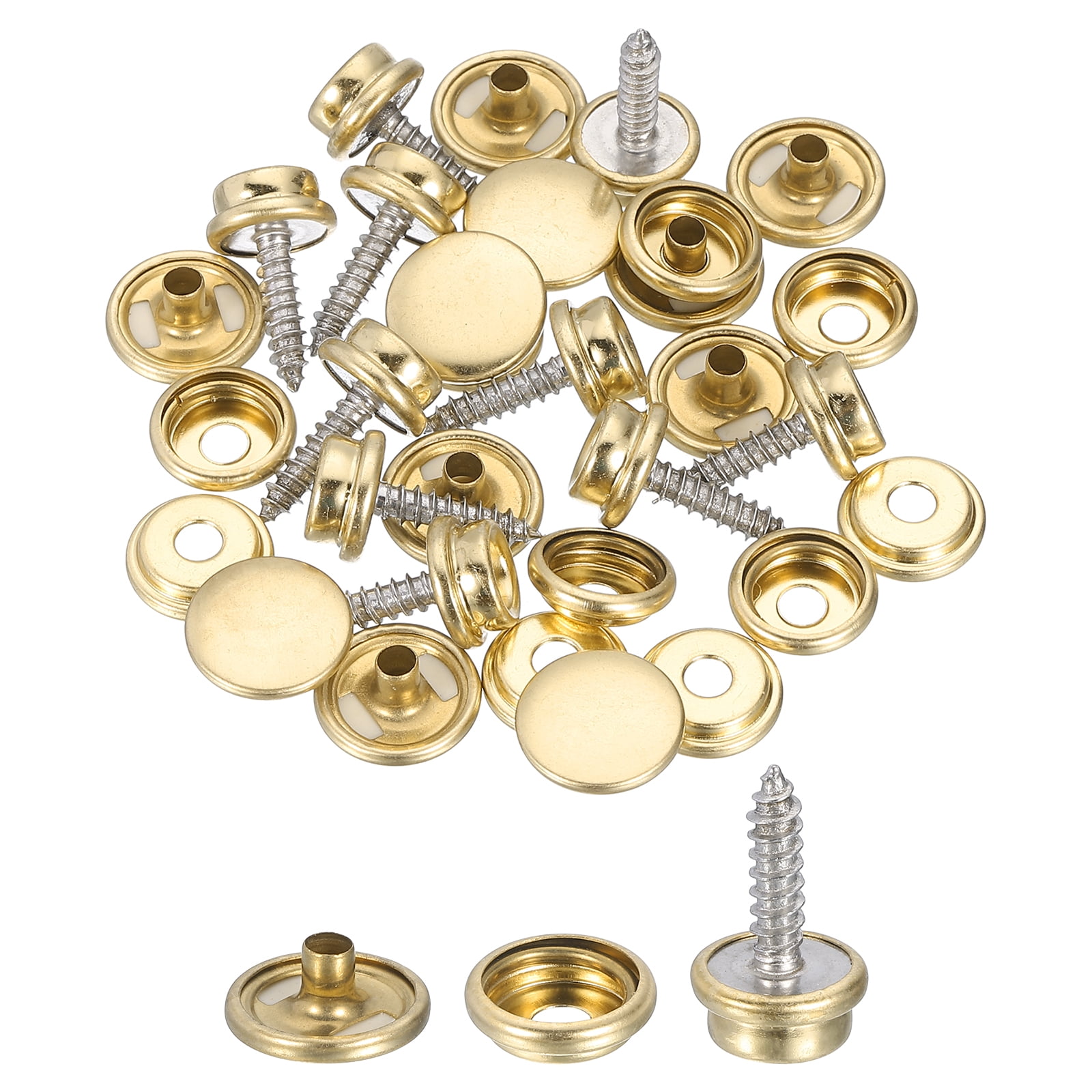 Uxcell 10 Pack Canvas Snap Kit, Fastener Tool Marine Grade Boat Canvas ...