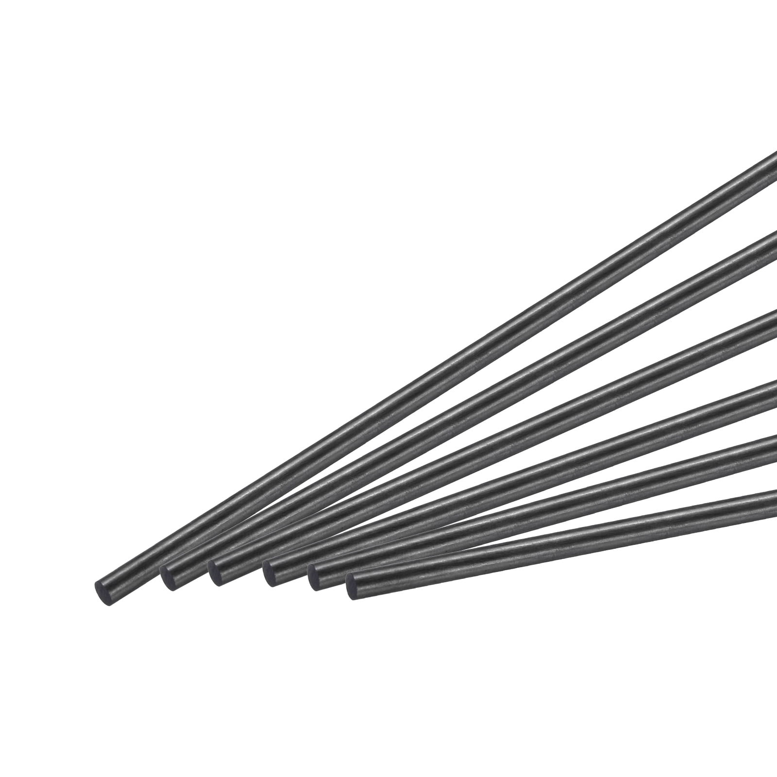 Uxcell 10 Pack Carbon Fiber Rod 4mm x 150mm for RC Plane DIY Tool Wing ...