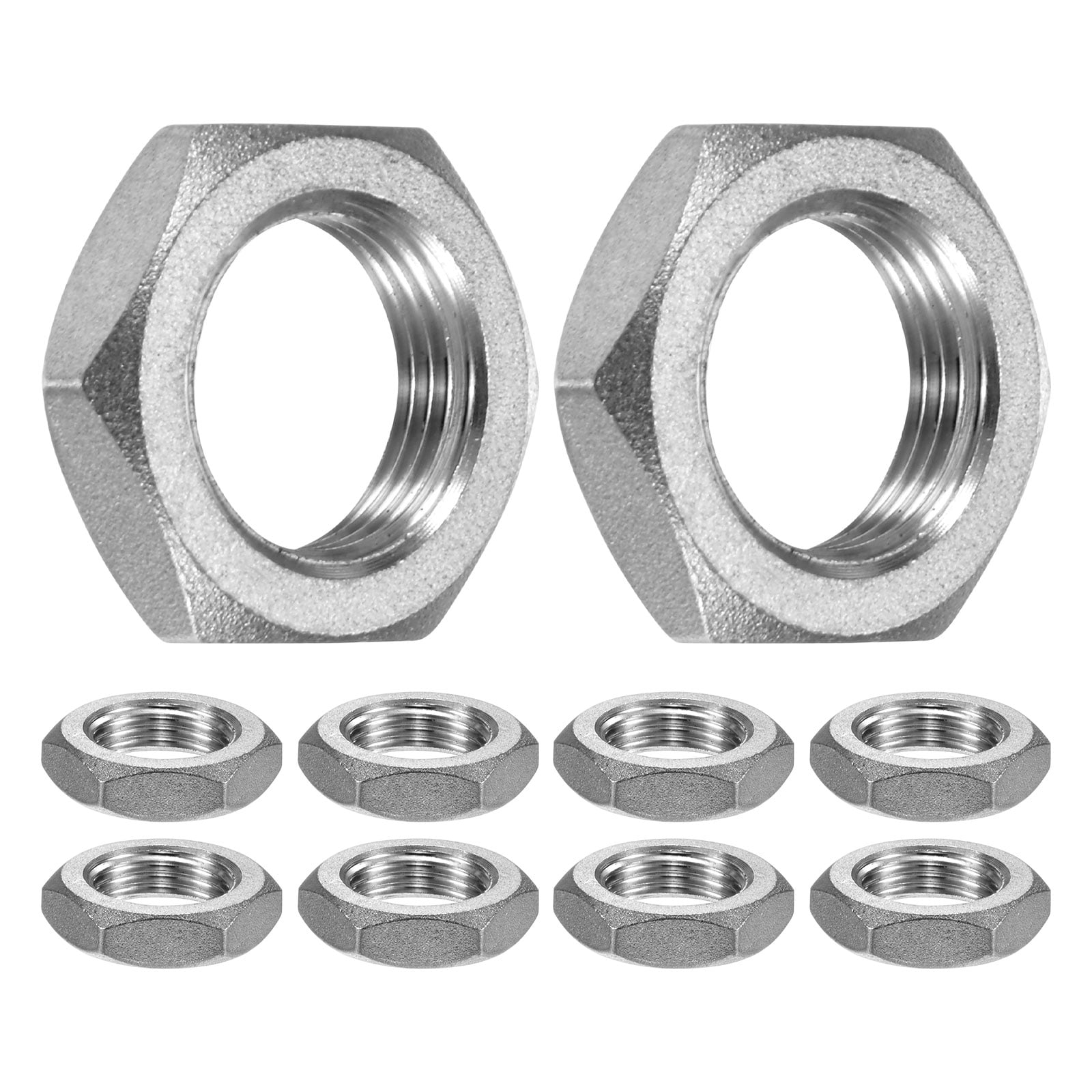 Uxcell 10-Pack Cast Pipe Fitting Hex Locknut, G3/8 Female Thread ...