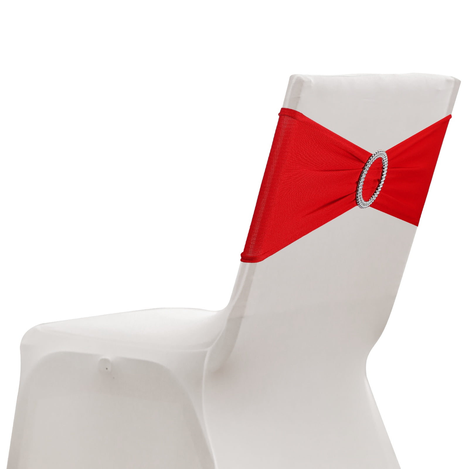 Uxcell 10 Pack Chair Sashes, Stretch Chair Cover Band with Buckle ...
