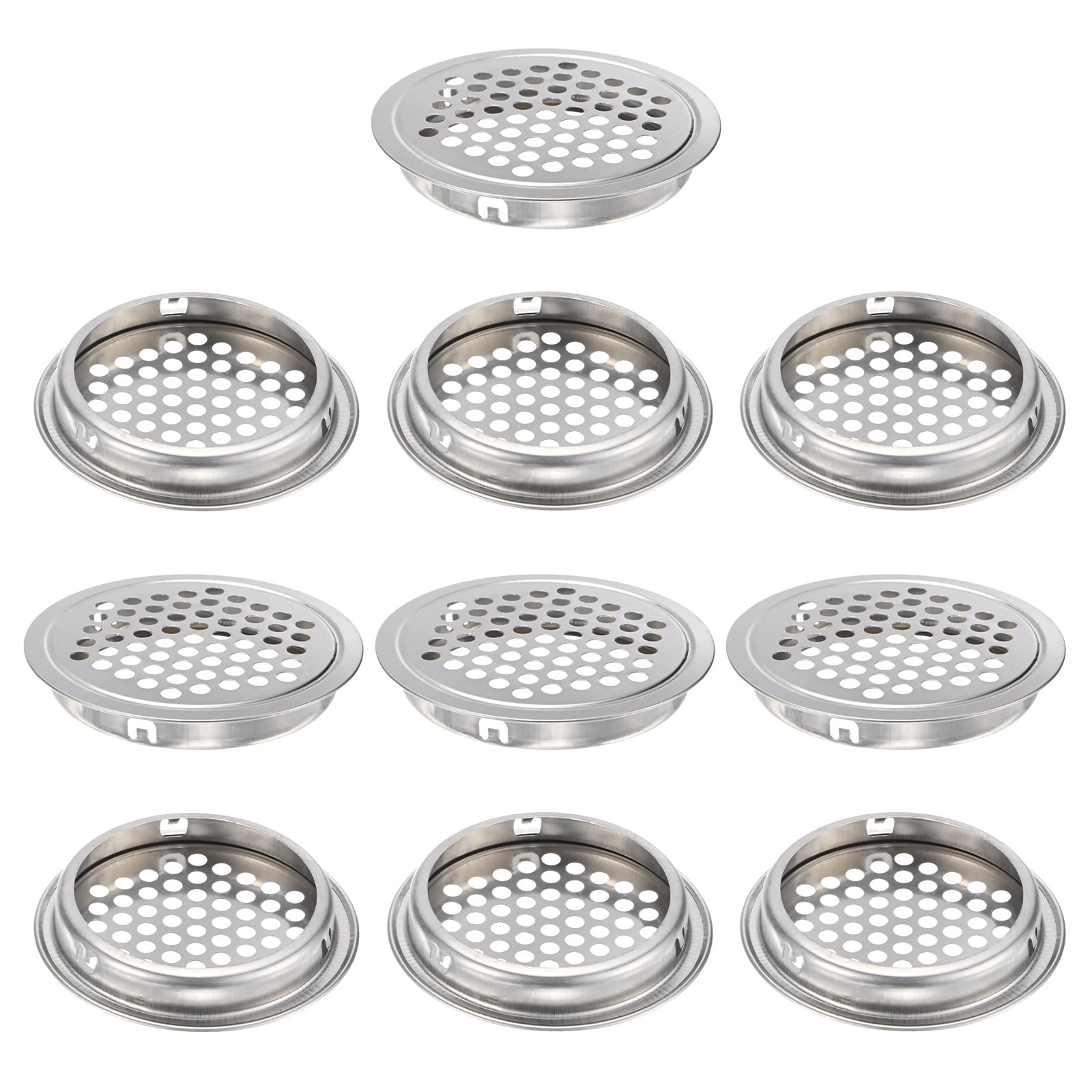 Uxcell 10-Pack Circular Soffit Vents, 53mm/2.09 Inch Stainless Steel ...