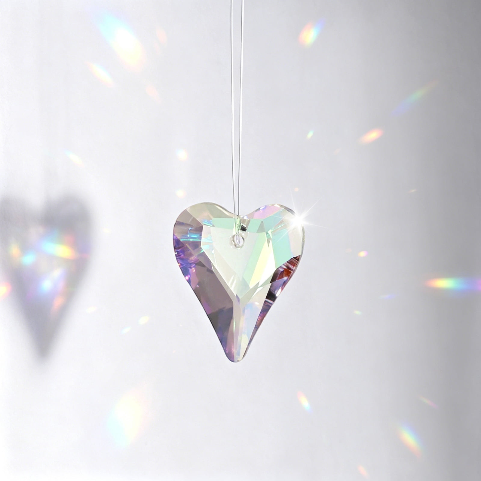 Uxcell 10-Pack Colorful Garden Suncatchers, 0.7 Inch Crystal Hanging ...
