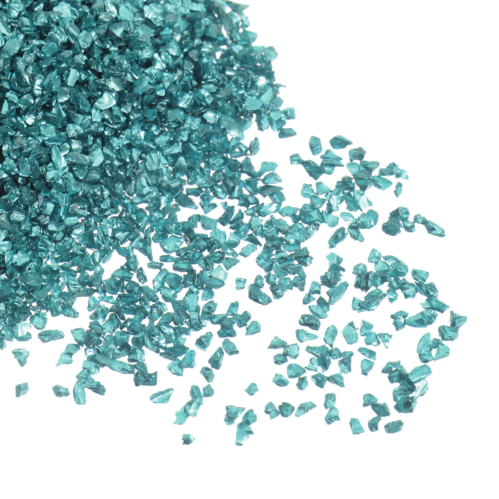 Uxcell 10 Pack Crushed Glass Chips 100g 1.5x2mm Irregular Metallic ...