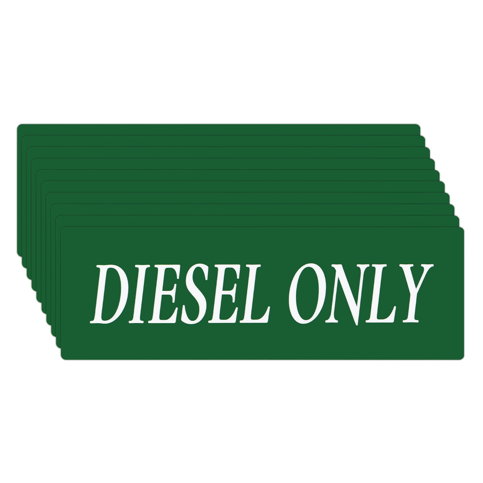 Uxcell 10-Pack Diesel Only Sticker, 6x2" Weather-proof Diesel Decal ...