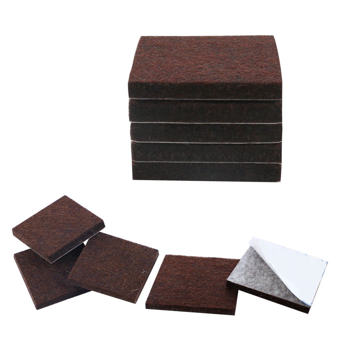 Uxcell 10 Pack Felt Furniture Pads Square 3/4" Floor Protector for ...
