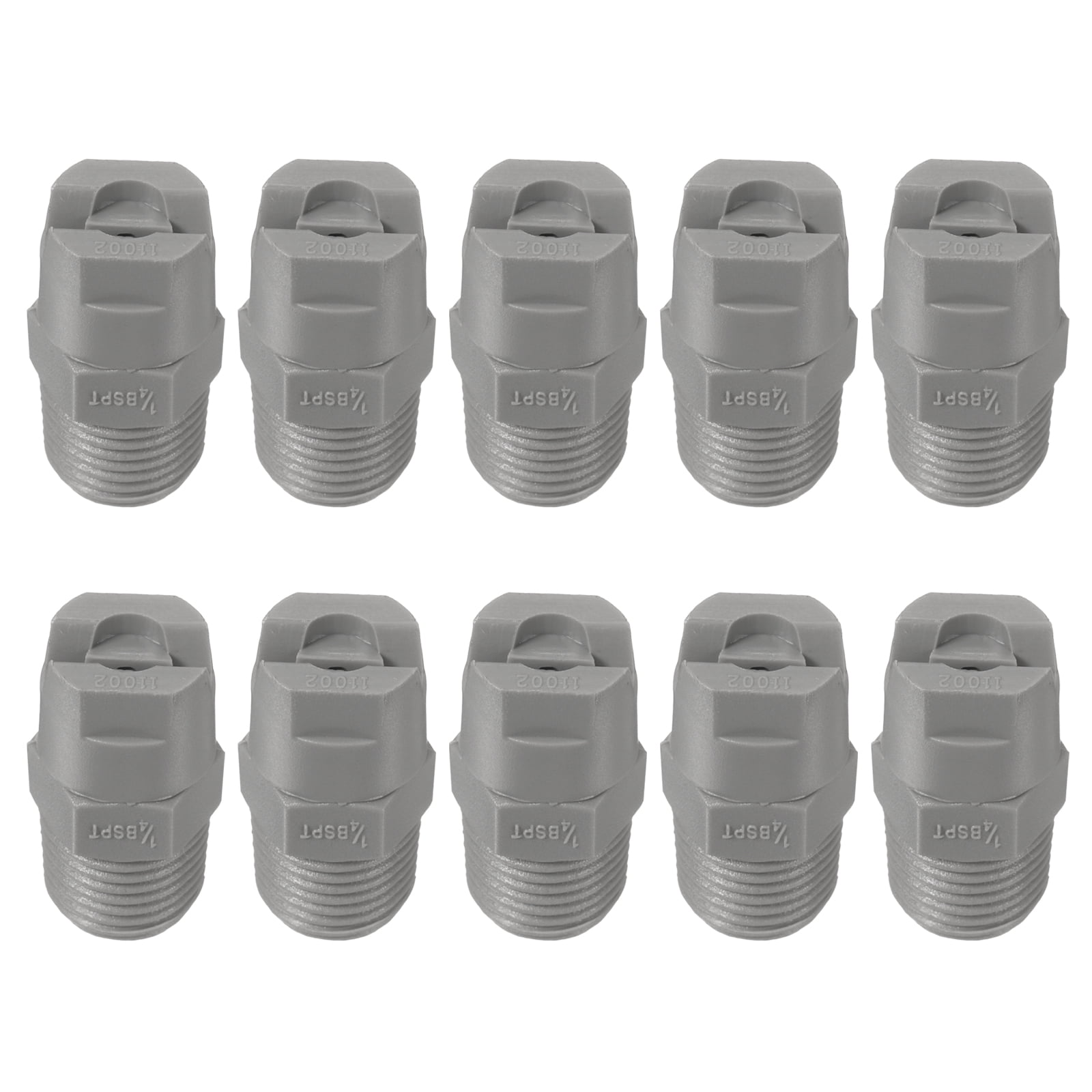 Uxcell 10 Pack Flat Fan Spray Tip, 110 Degree 0.91mm Orifice Diameter 1 ...