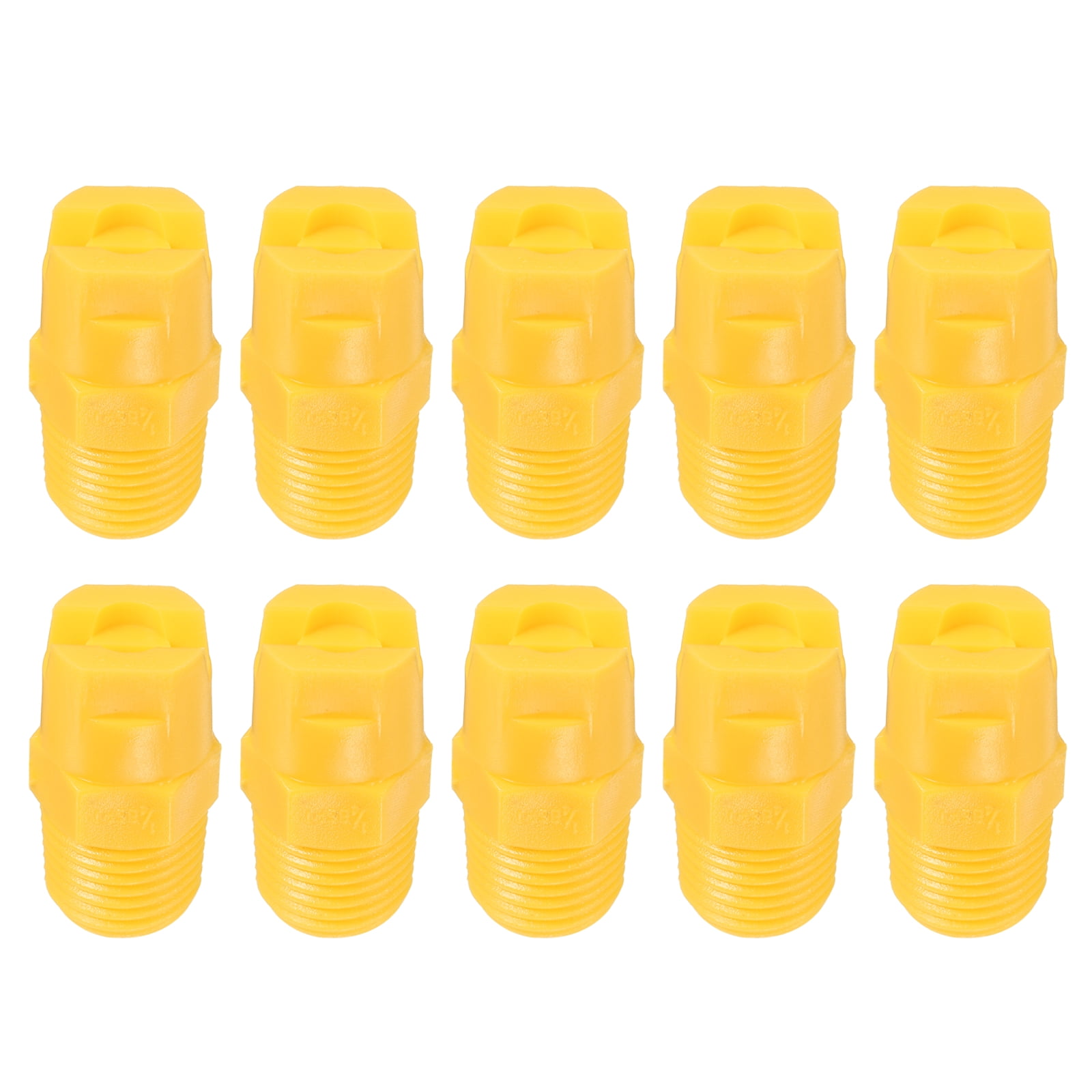 Uxcell 10 Pack Flat Fan Spray Tip, 110 Degree 0.91mm Orifice Diameter 1 ...