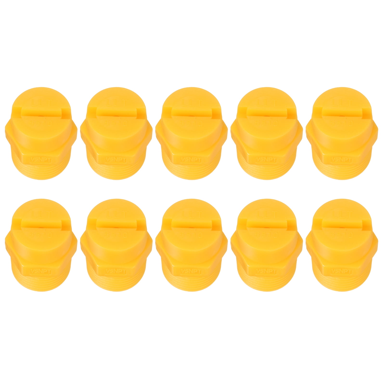 Uxcell 10 Pack Flat Fan Spray Tip, 65 Degree 2mm Orifice Diameter 1/2 ...