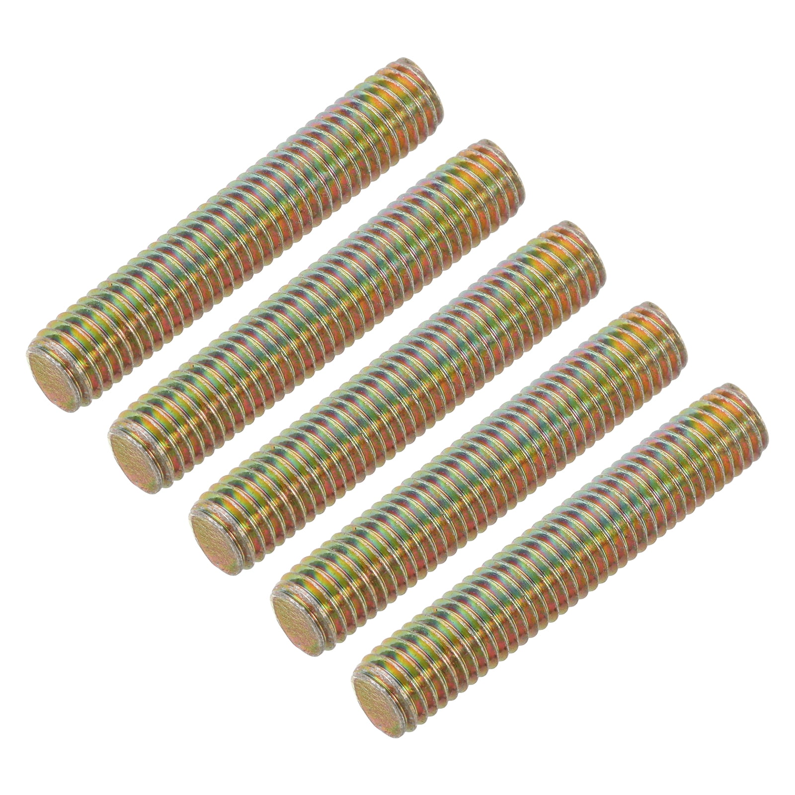 Uxcell 10 Pack Fully Threaded Rod, M10-1.5x55mm Carbon Steel Long ...