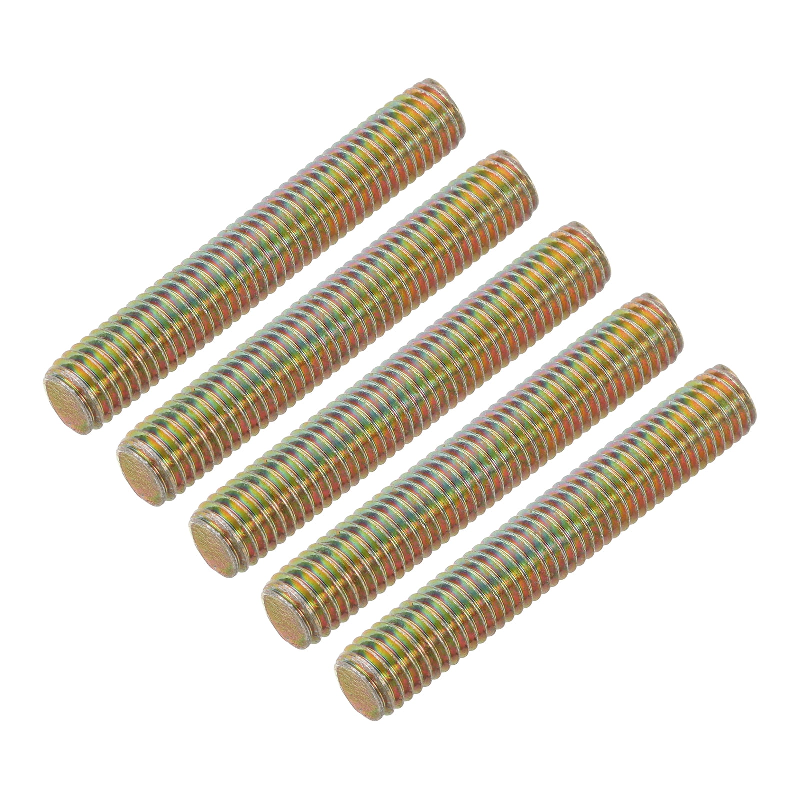 Uxcell 10 Pack Fully Threaded Rod, M10-1.5x65mm Carbon Steel Long ...