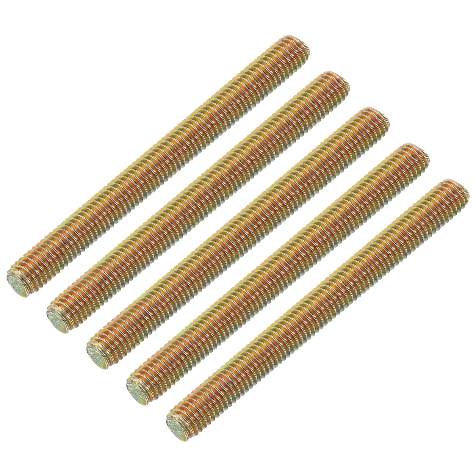 Uxcell 10 Pack Fully Threaded Rod, M8-1.25x85mm Carbon Steel Long ...