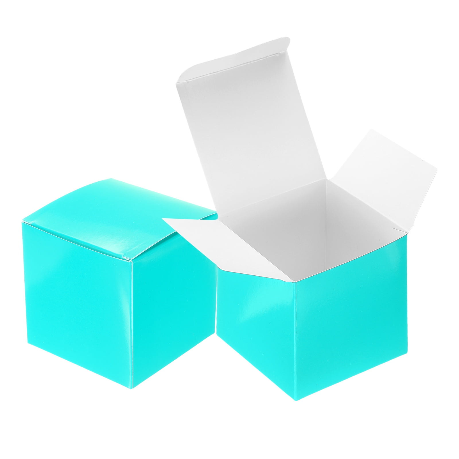 Uxcell 10 Pack Gift Boxes, 3.9" Square Cardboard Craft Box with Lids ...