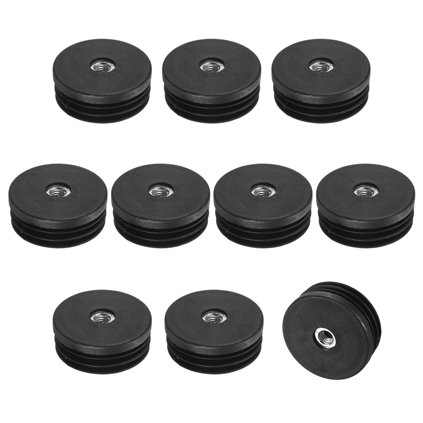 Uxcell 10-Pack Inserts for Round Tubes with M8 Thread, 2" (50mm) OD ...