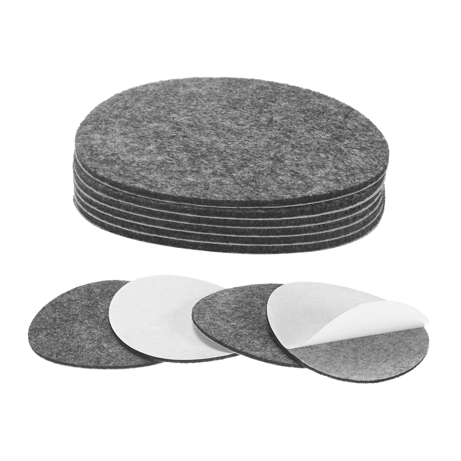 Uxcell 10-Pack Lamp Base Felt, 3.5 Inch Dia. 2mm Thick Self Adhesive ...