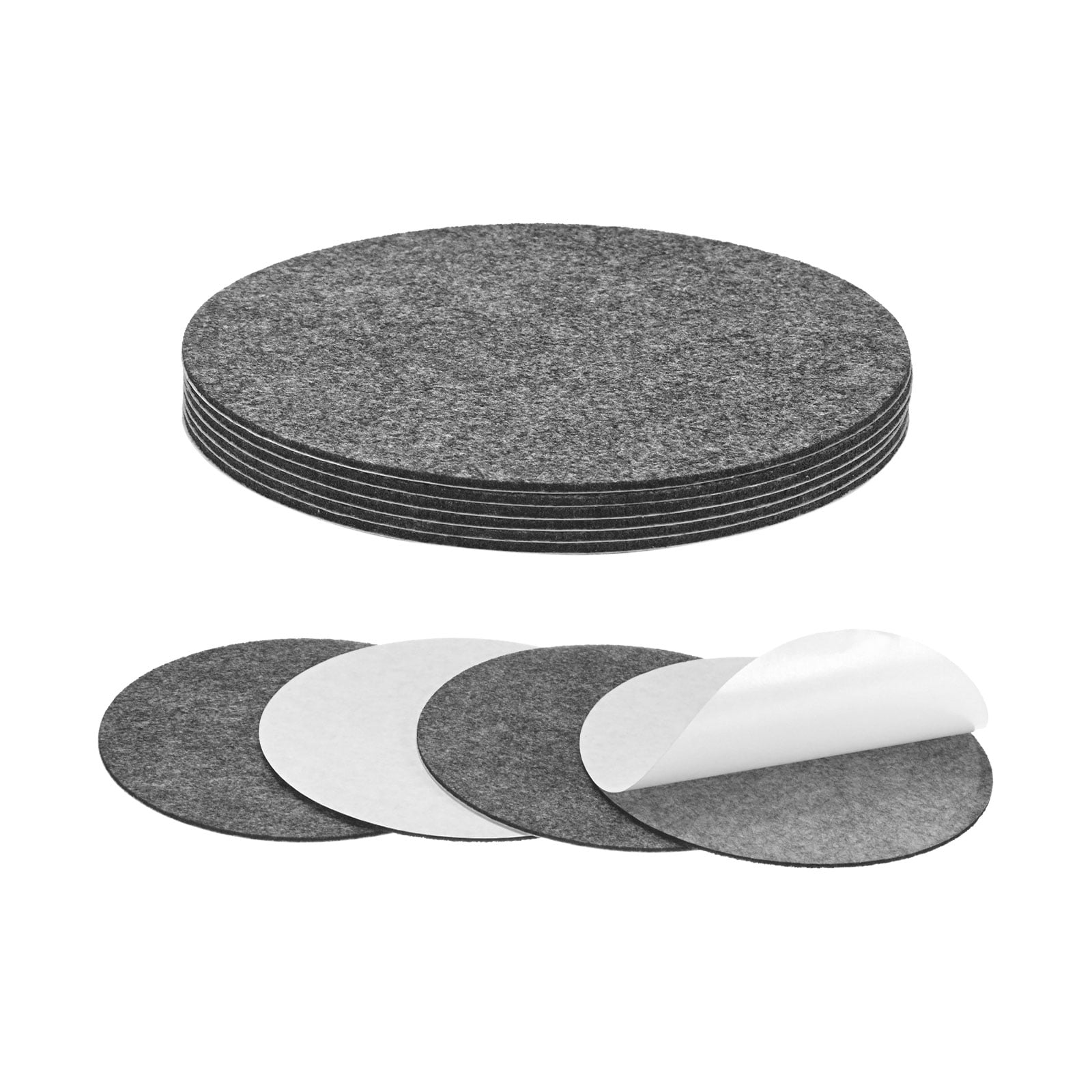 Uxcell 10-Pack Lamp Base Felt, 5.5 Inch Dia. 2mm Thick Self Adhesive ...
