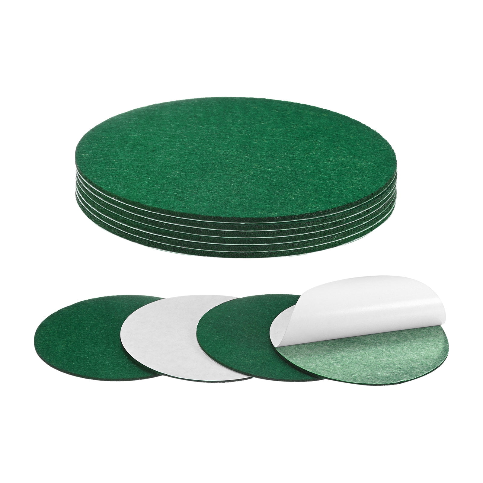Uxcell 10-Pack Lamp Base Felt, 5 Inch Dia. 2mm Thick Self Adhesive ...