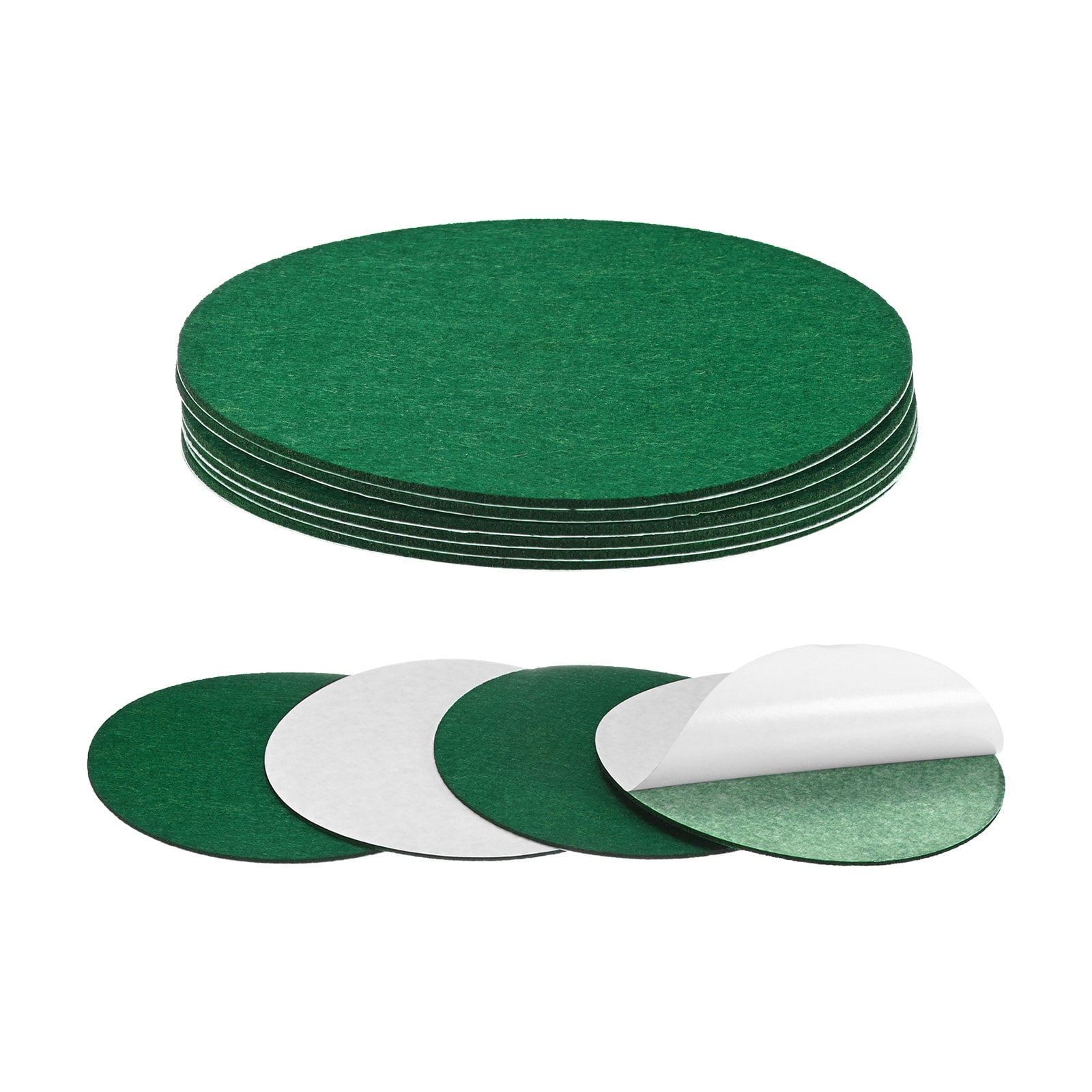 Uxcell 10-Pack Lamp Base Felt, 6.5 Inch Dia. 2mm Thick Self Adhesive ...