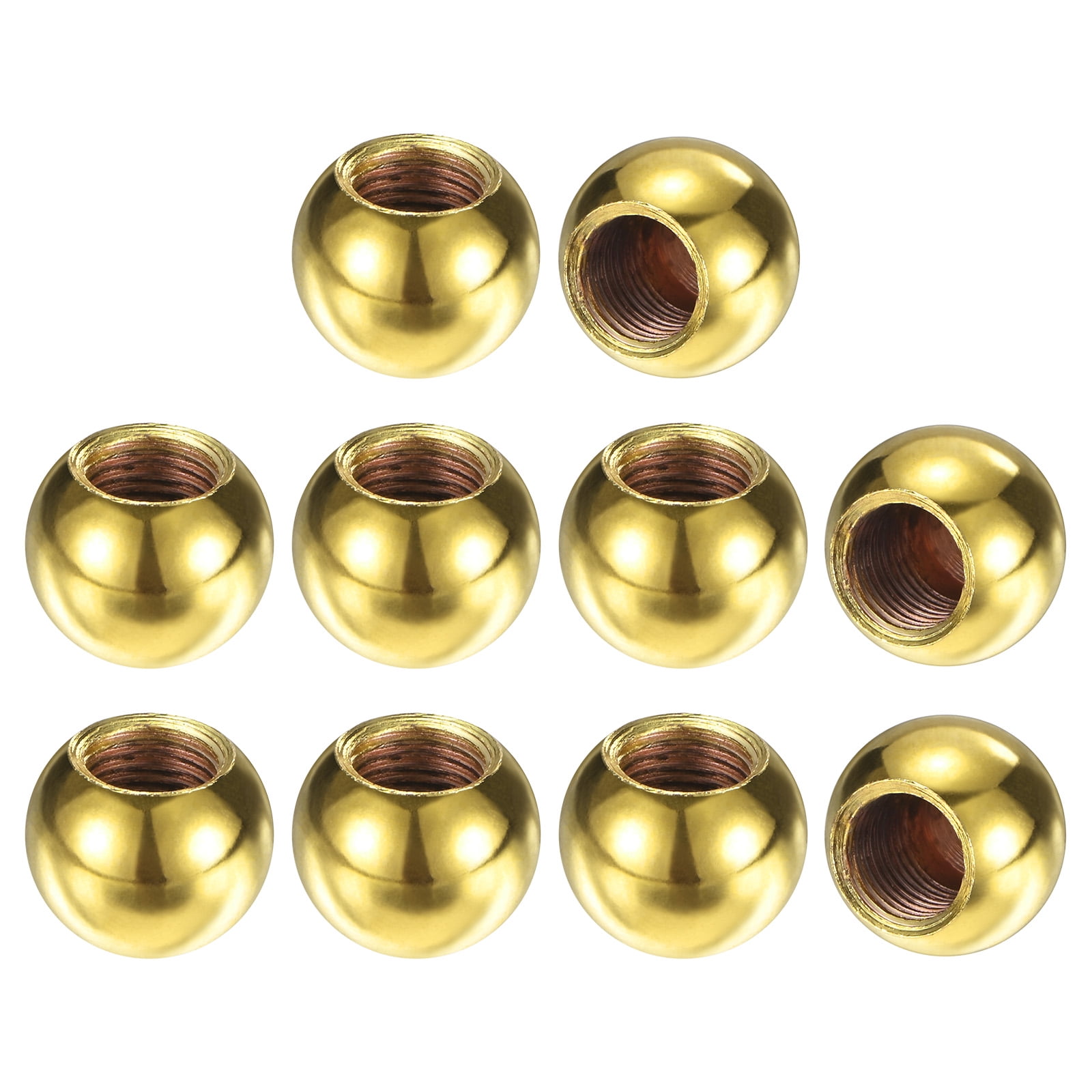 Uxcell 10 Pack Lamp Finials Caps M10x18mm Spherical Decoration Knob ...
