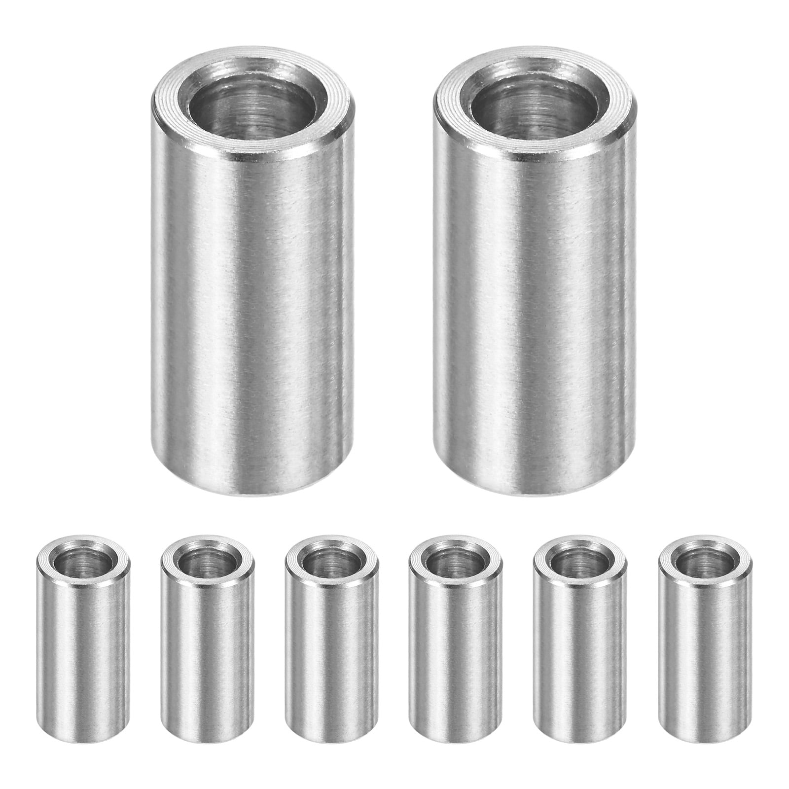 Uxcell 8Pcs M6 Stainless Steel Spacers 6mm ID x 10mm OD x 20mm l for ...