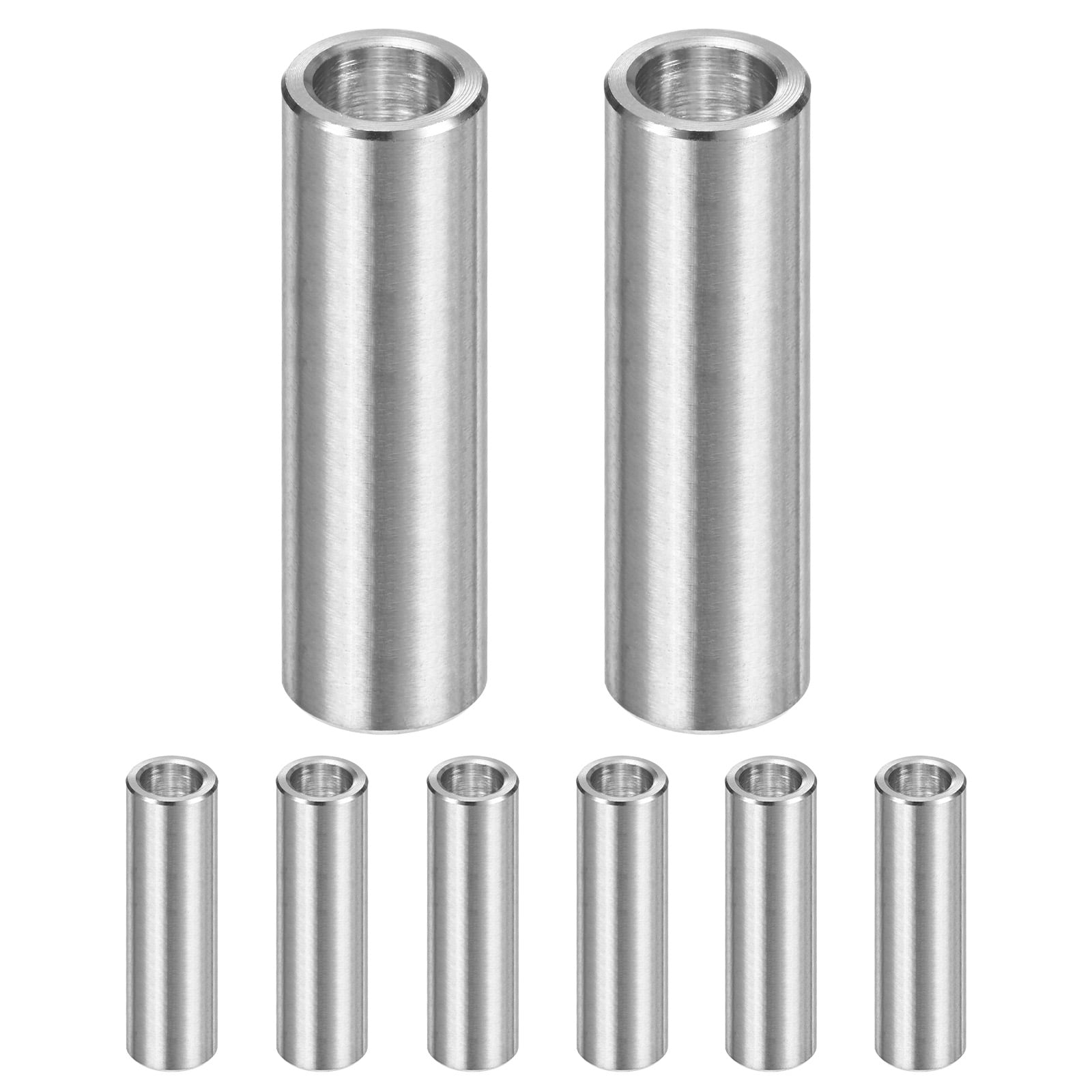 Uxcell 10-Pack M10 Aluminum Spacers 10.2mm/ ID x 16mm/ OD x 1.5mm/ L ...