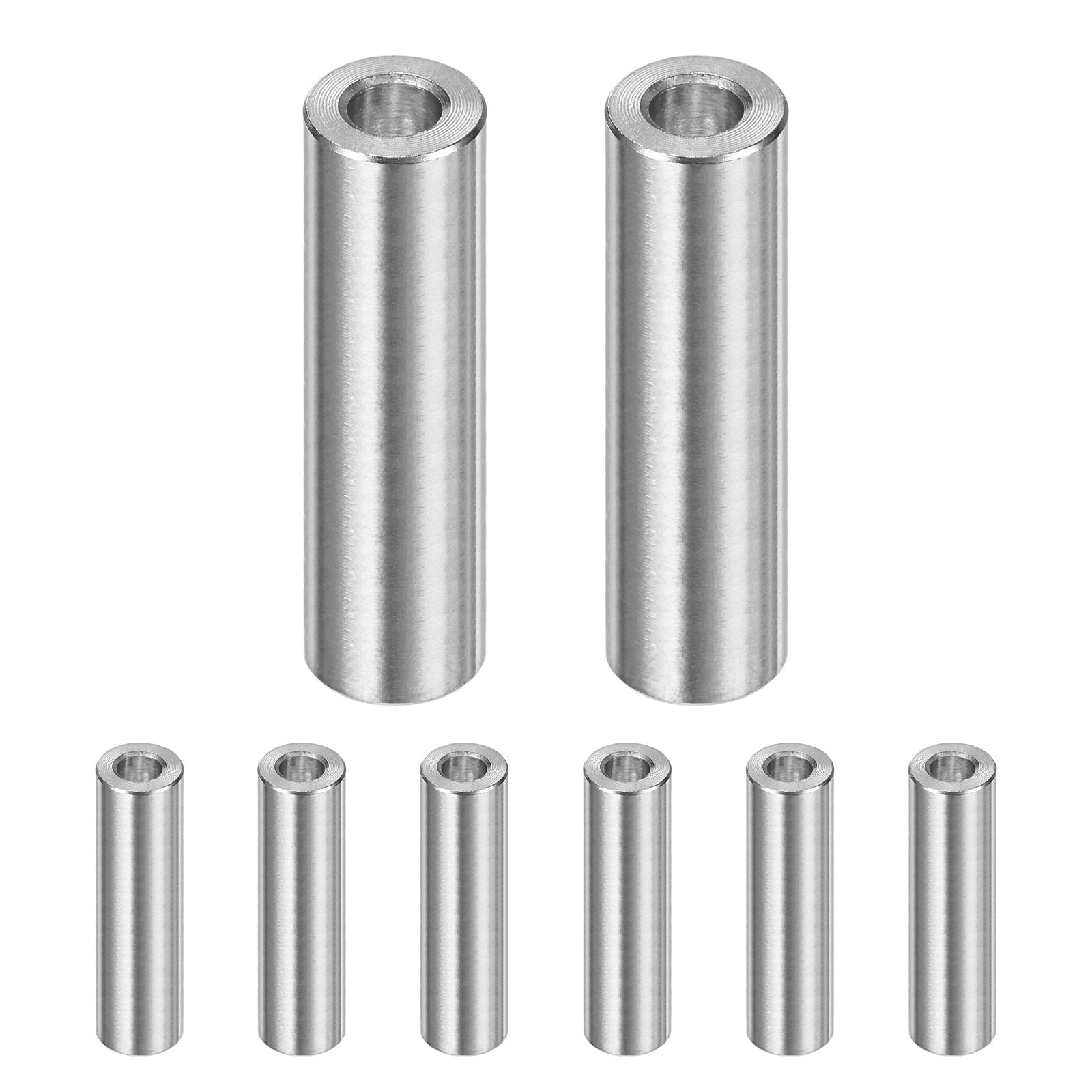 Uxcell 8Pcs M6 Stainless Steel Spacers 6mm ID x 12mm OD x 40mm l for ...