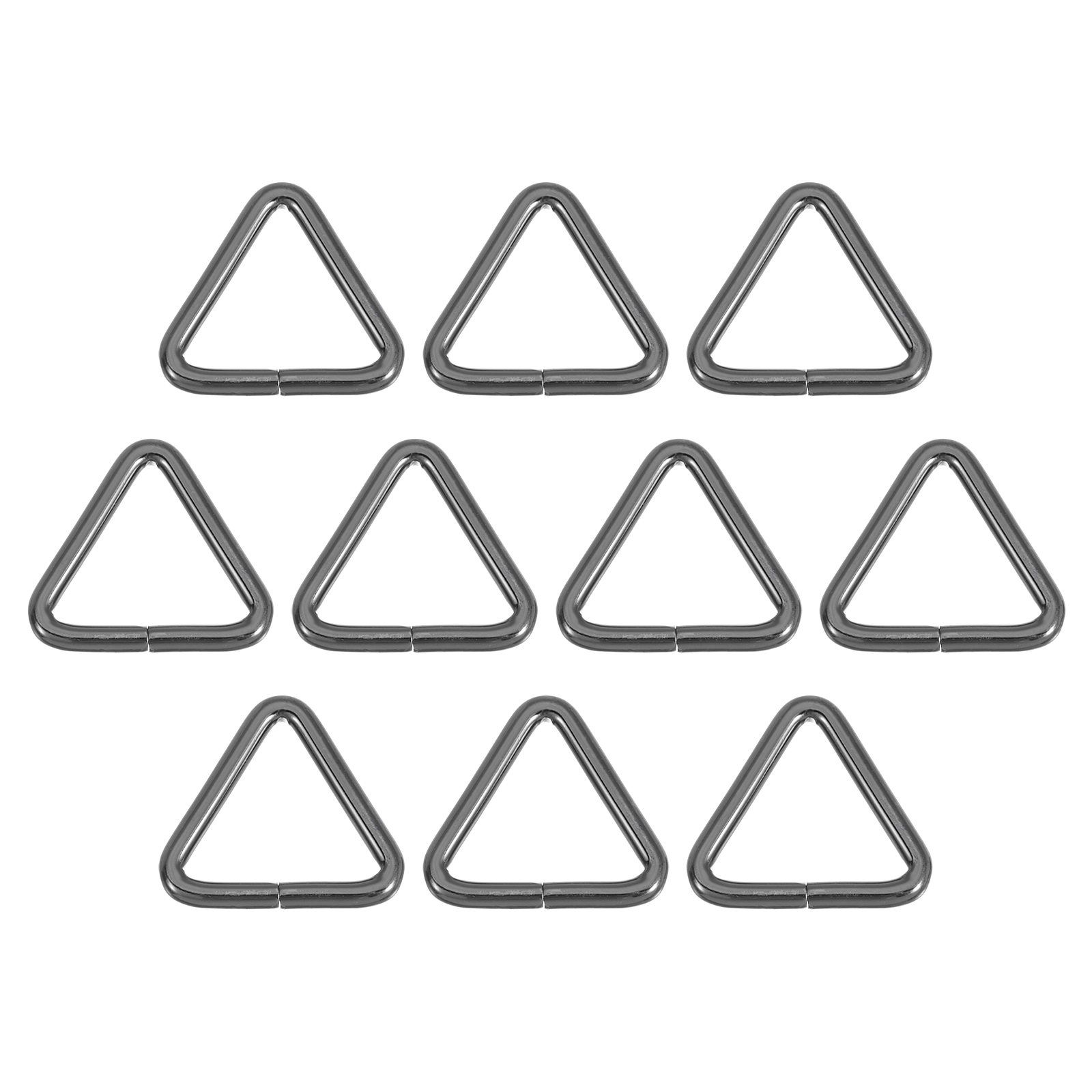 Uxcell 10 Pack Metal Triangle Ring Buckle, 1 1/4" Belt Fastener ...