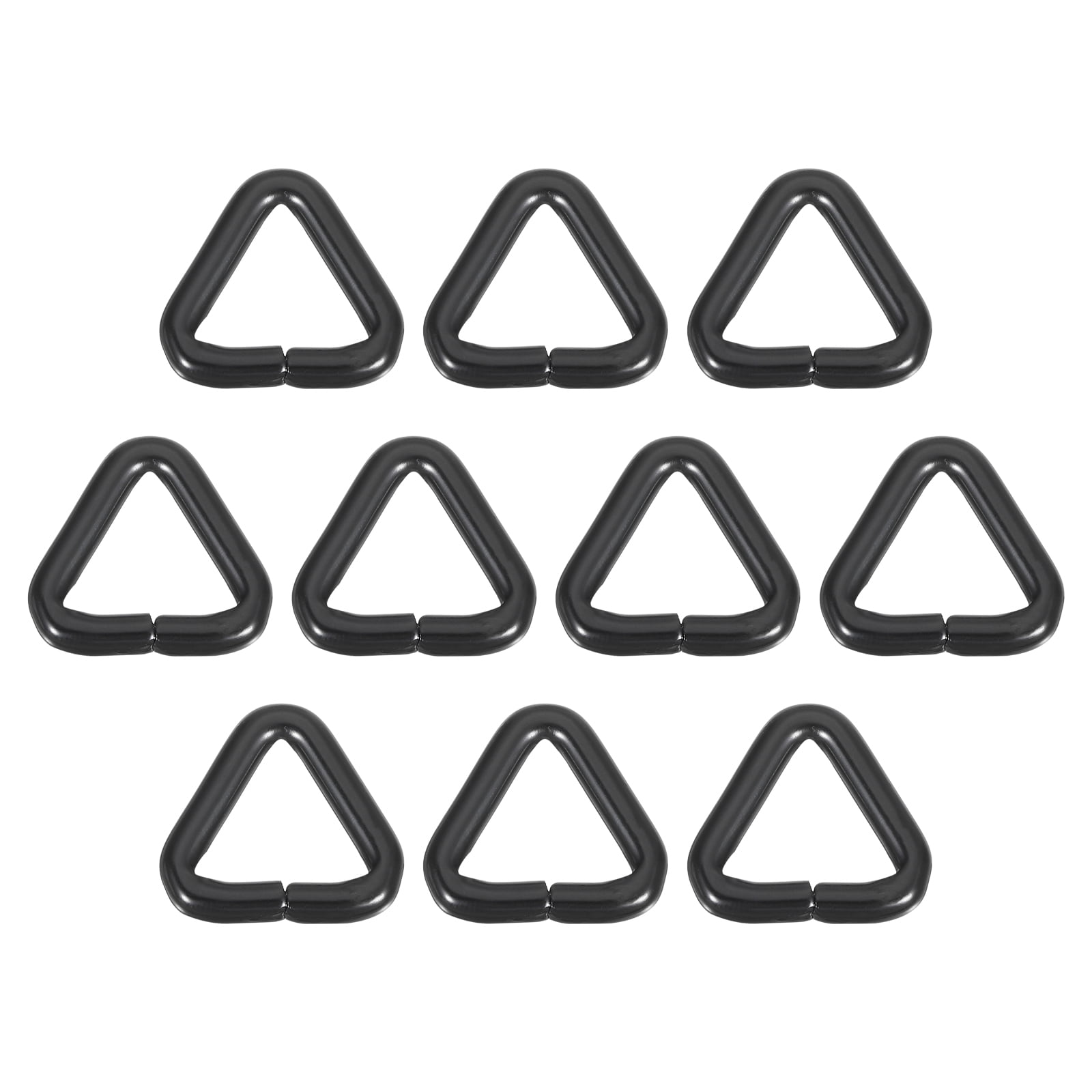 Uxcell 10 Pack Metal Triangle Ring Buckle, 5/8" Belt Fastener ...