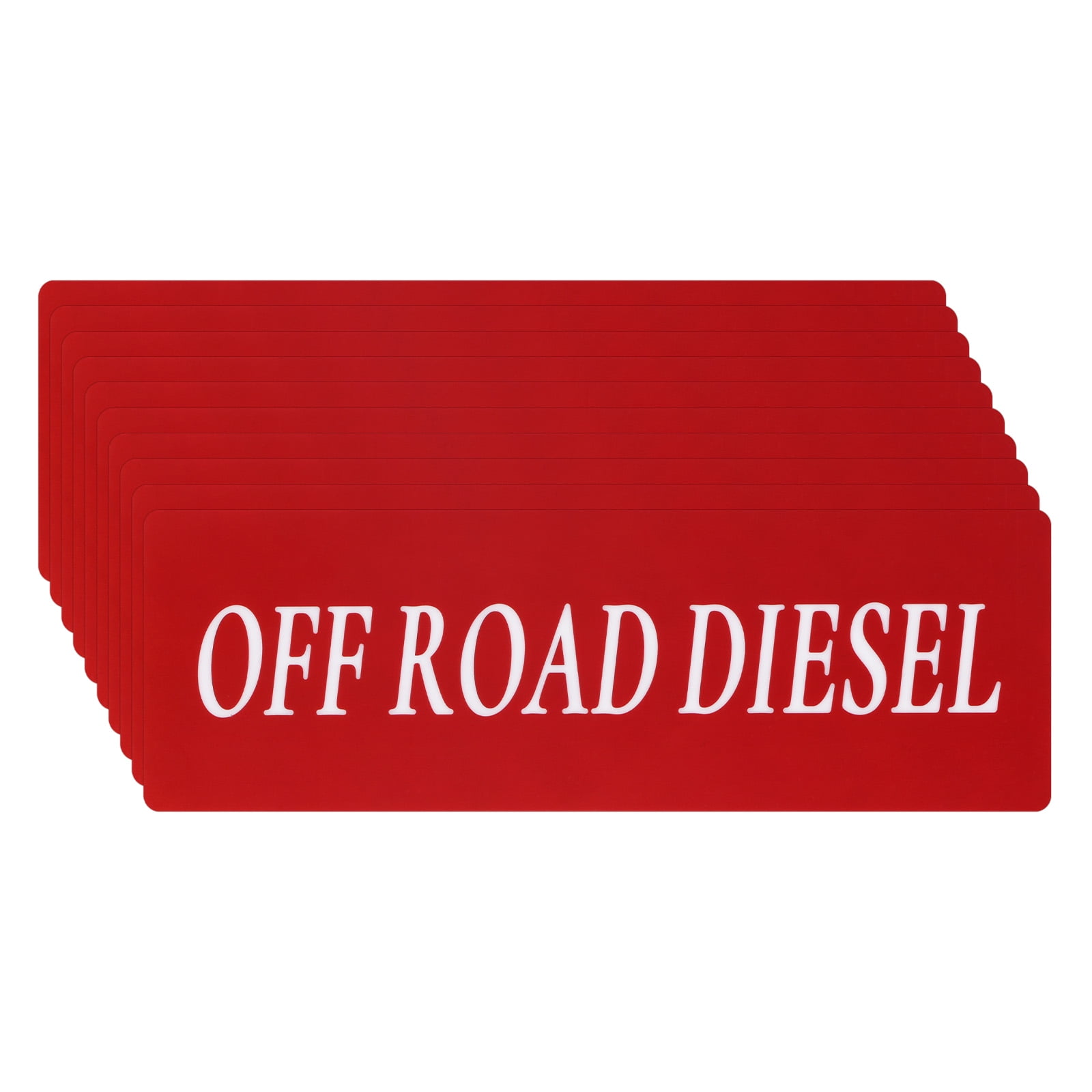 Uxcell 10-Pack Off Road Diesel Sticker, 6x2" Waterproof Vinyl Decal for ...