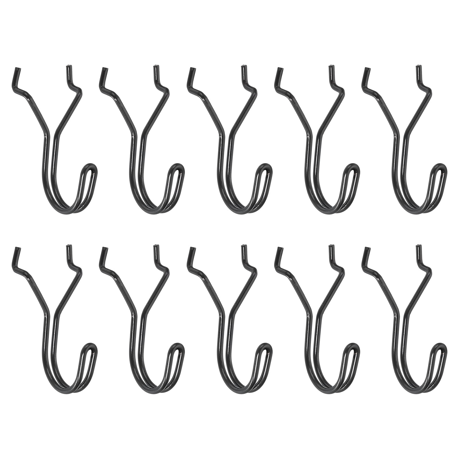 Uxcell 10 Pack Pegboard Hooks, Stainless Steel 1-1.3 Inch Spacing Peg ...