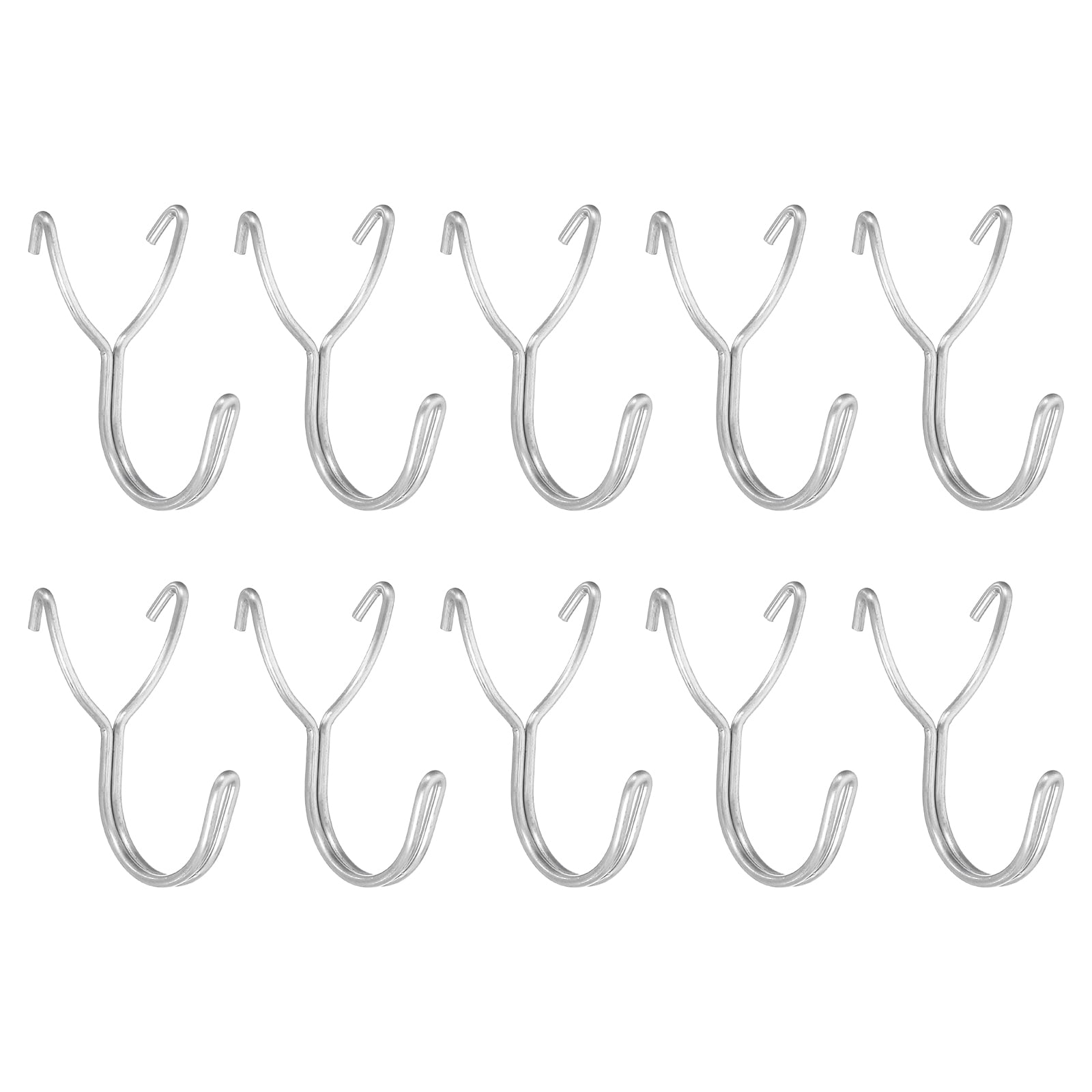 Uxcell 10 Pack Pegboard Hooks, Stainless Steel 1.3 Inch Spacing Peg ...