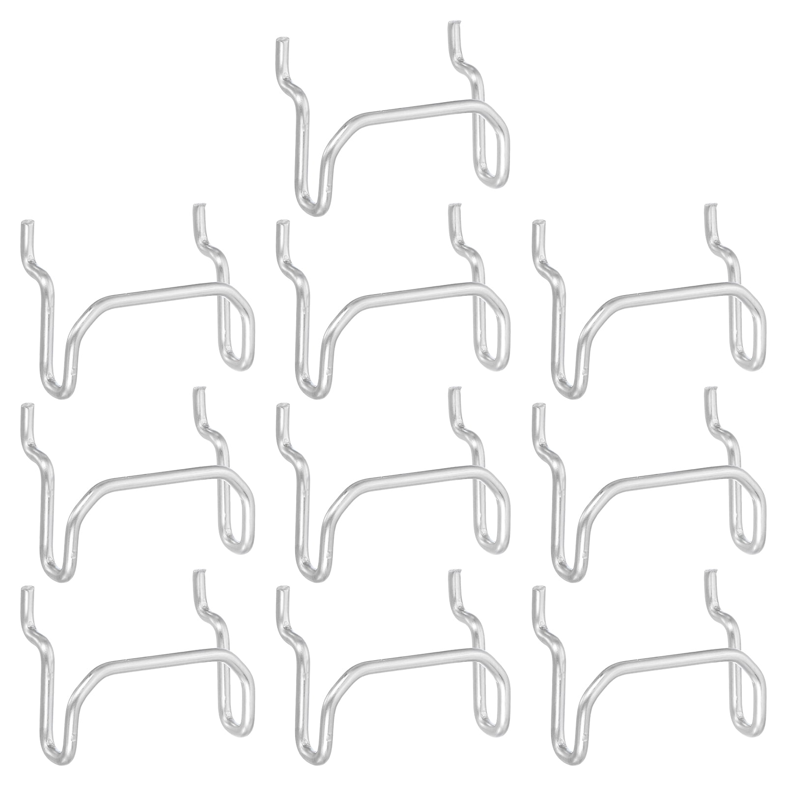 Uxcell 10 Pack Pegboard Hooks, Stainless Steel Cup Holders Peg Board ...