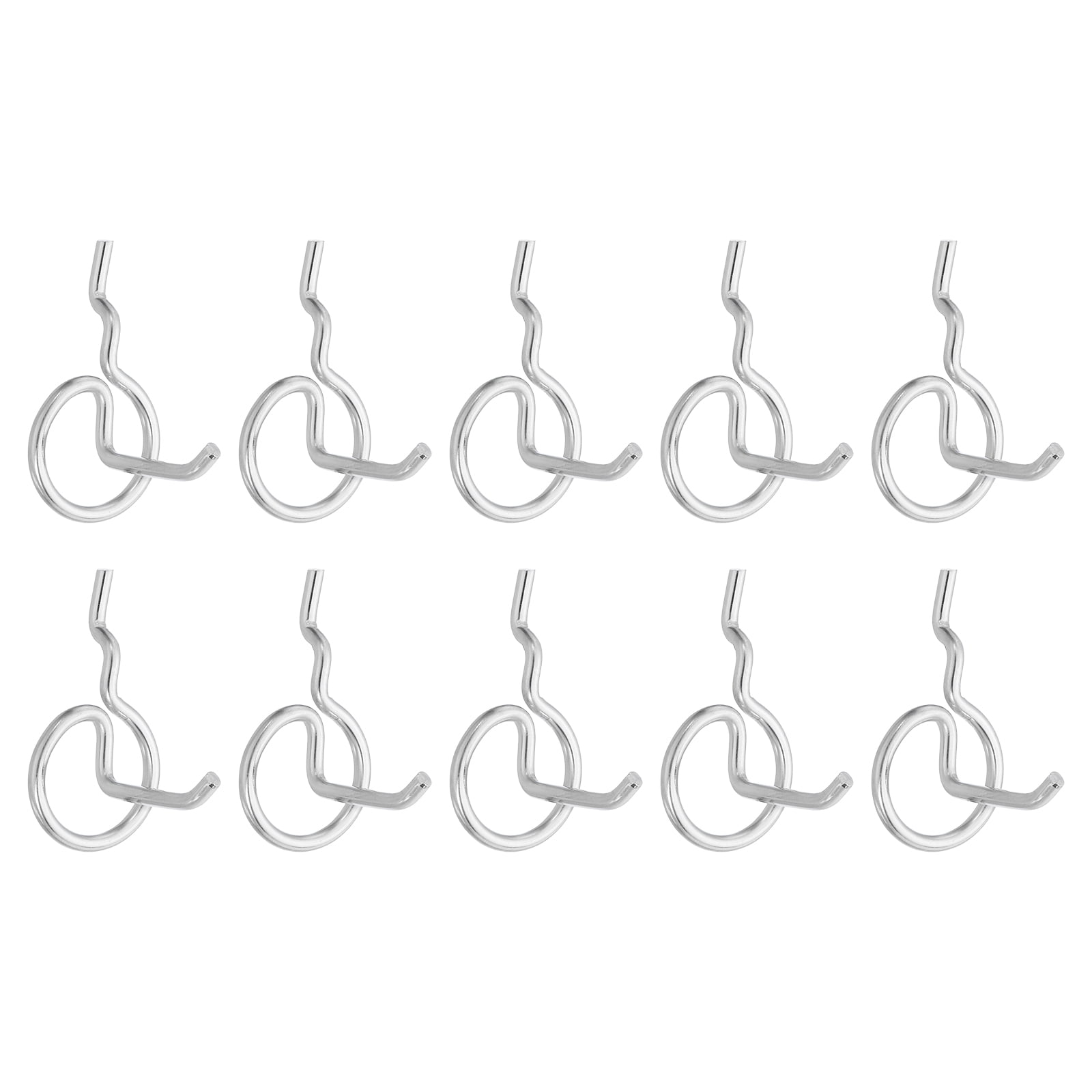 Uxcell 10 Pack Pegboard Hooks, Stainless Steel Peg Board Display Hook ...