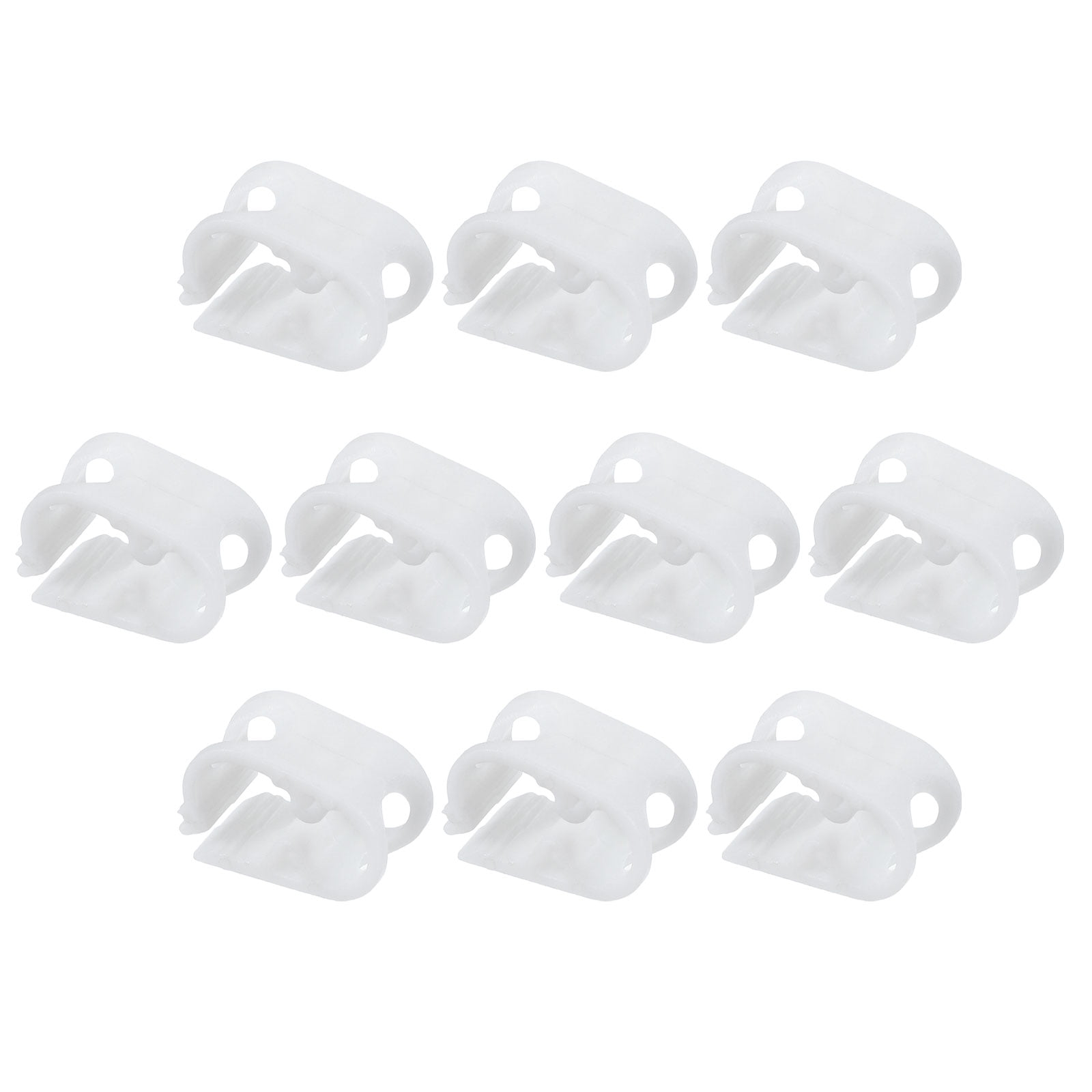 Uxcell 10 Pack Plastic Tubing Clamps, 1/8"-1/4" Adjustable Tube Clamp ...