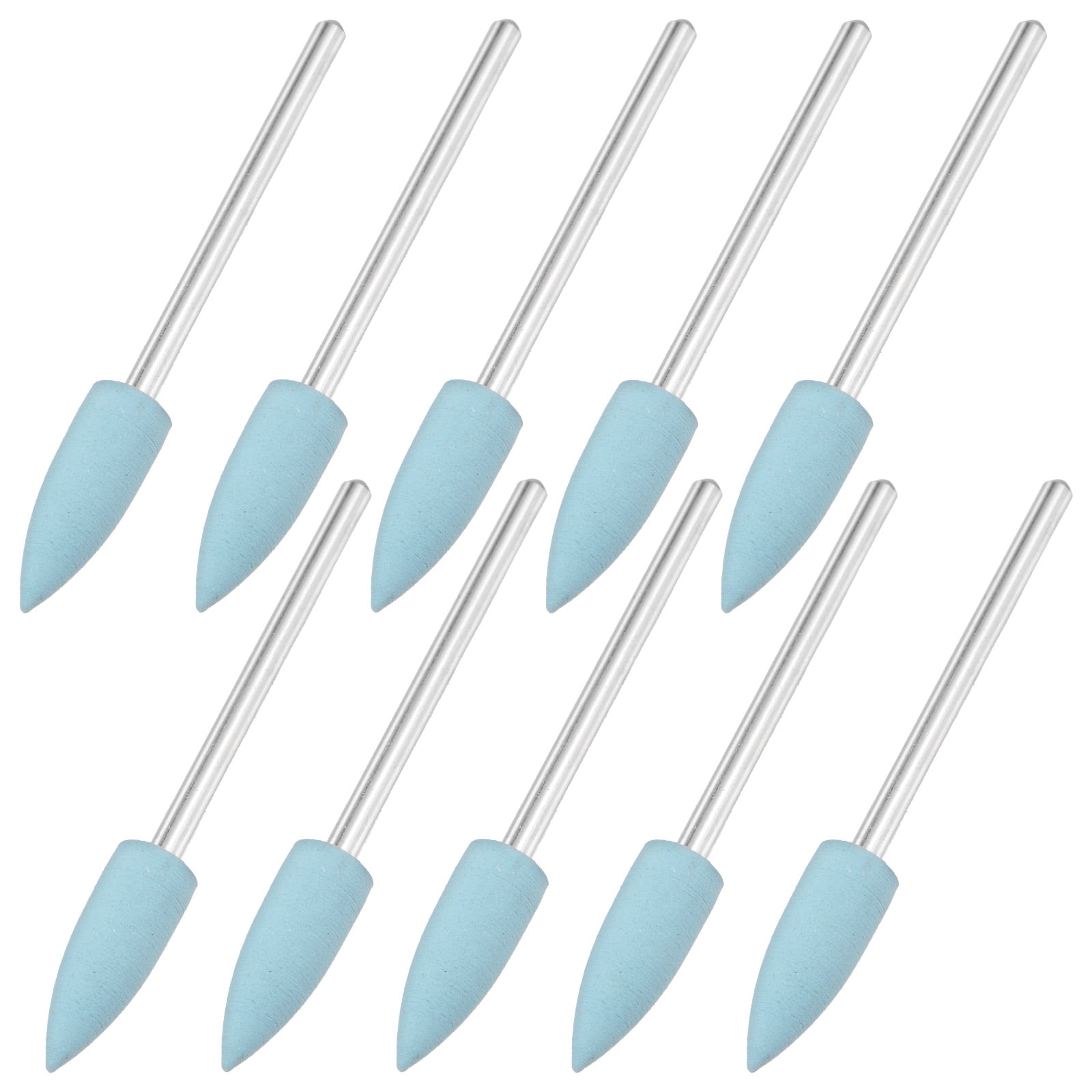 Uxcell 10-Pack Polishing Bit Buffing Wheel, 0.23 Inch(6mm) Dia Silicone ...